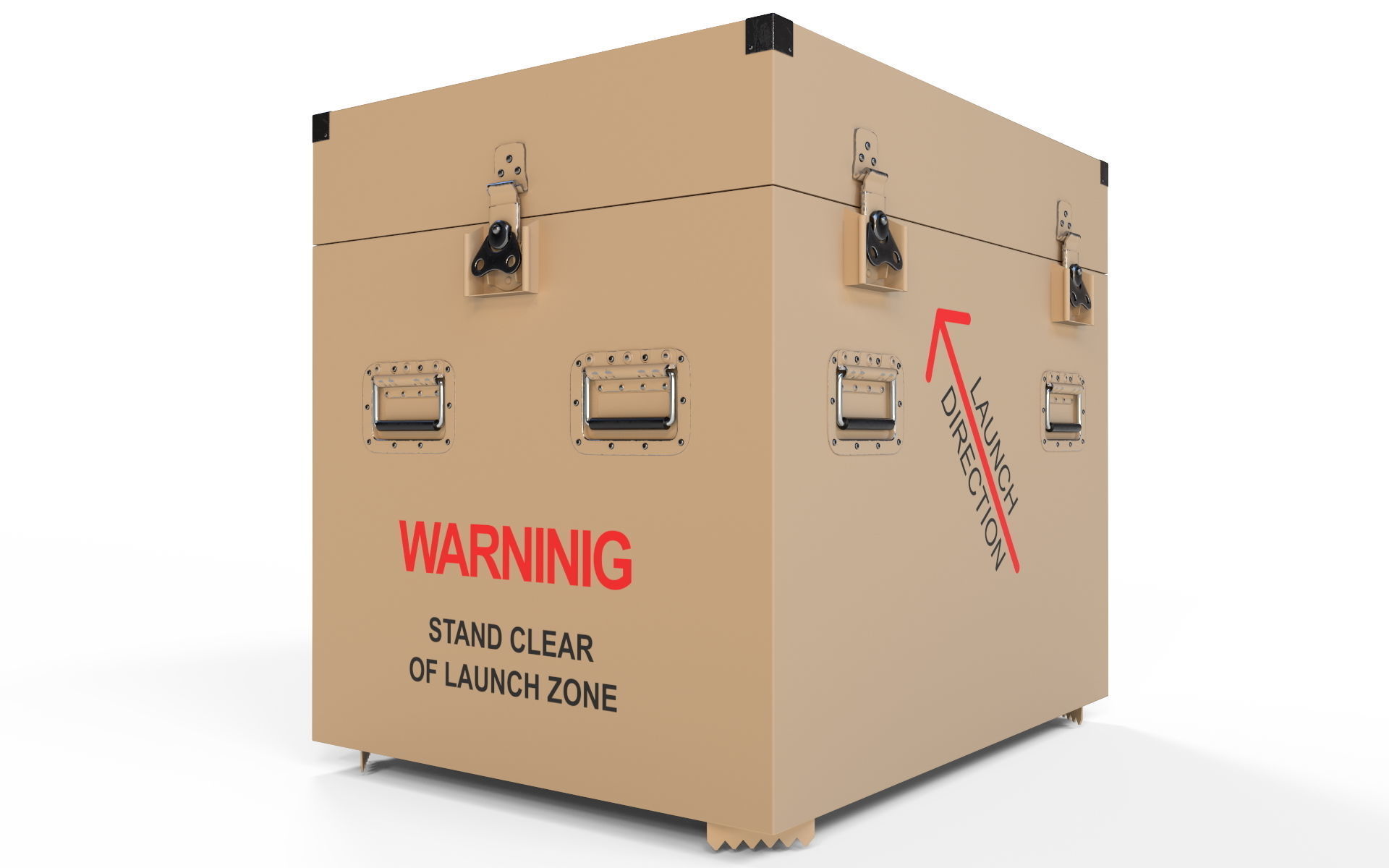 AeroVironment Multi-Pack Launcher and Switchblade 300 drone 3D model ...