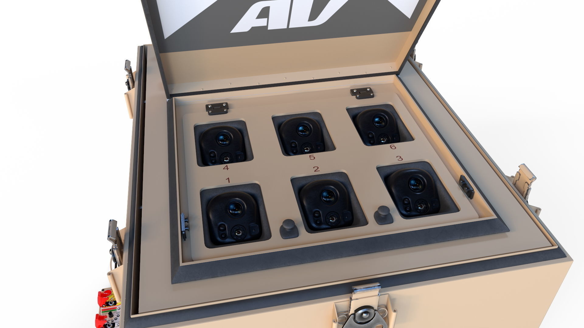 AeroVironment Multi-Pack Launcher and Switchblade 300 drone 3D model ...