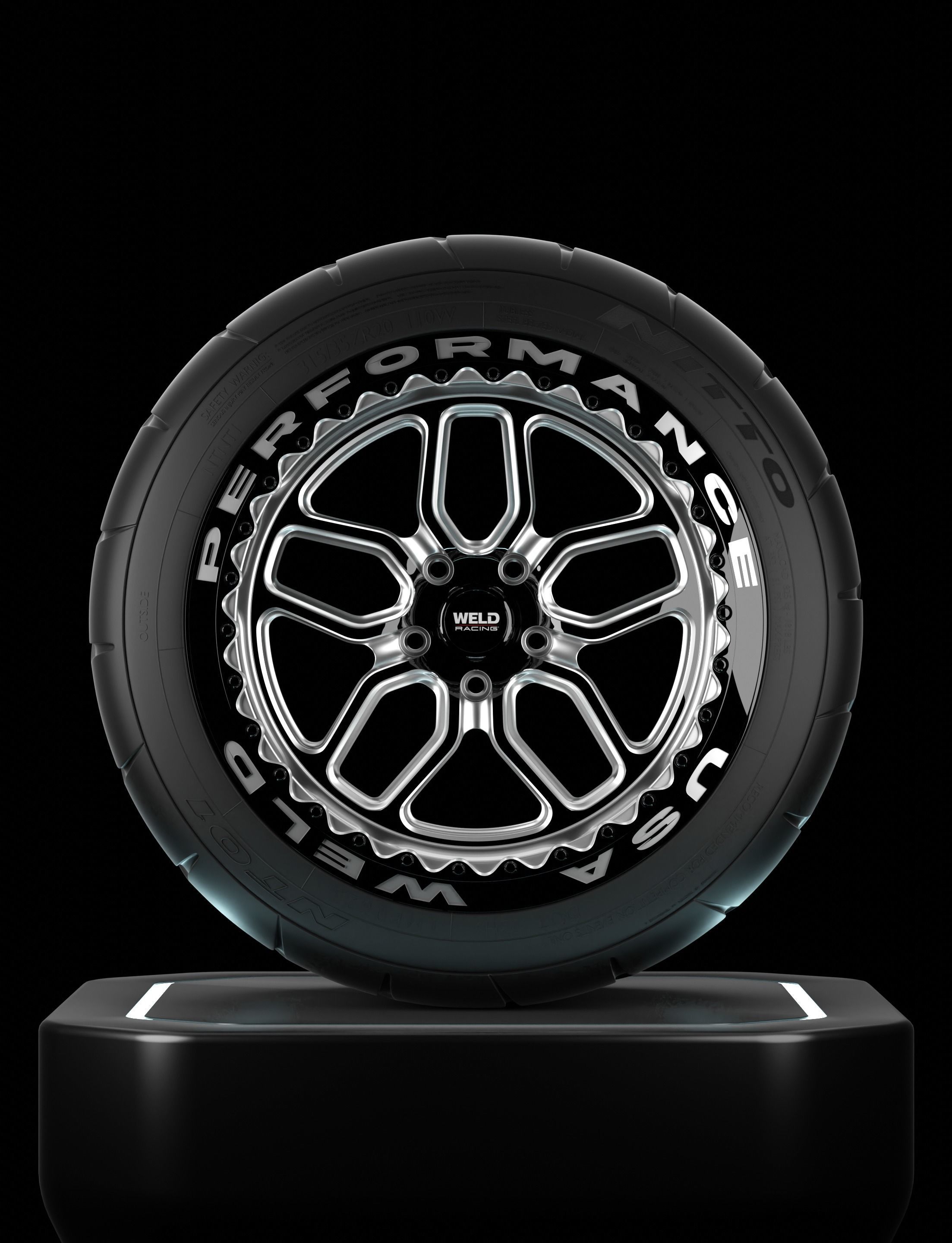 weld racing beadlock wheels 3D model | CGTrader