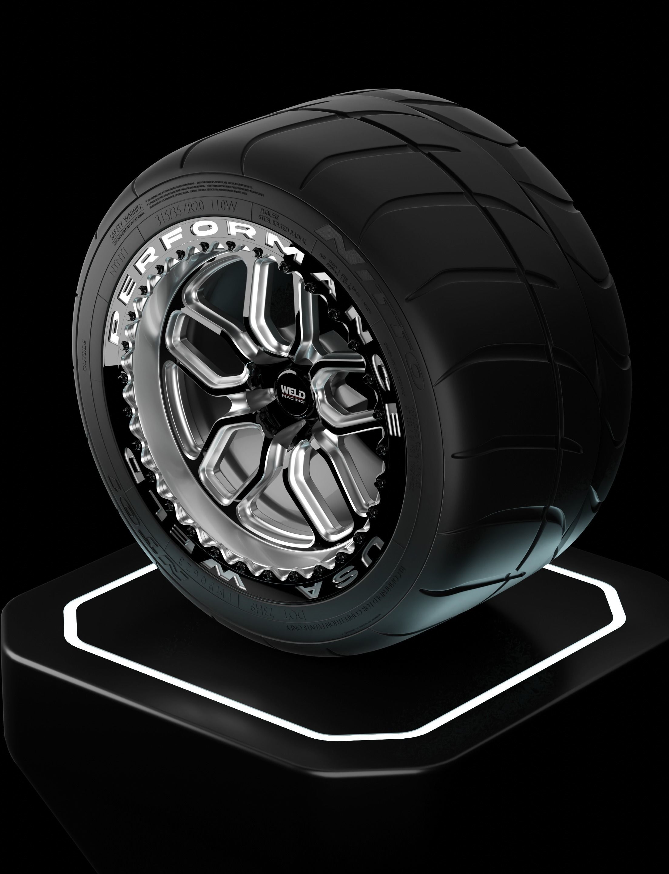 weld racing beadlock wheels 3D model | CGTrader