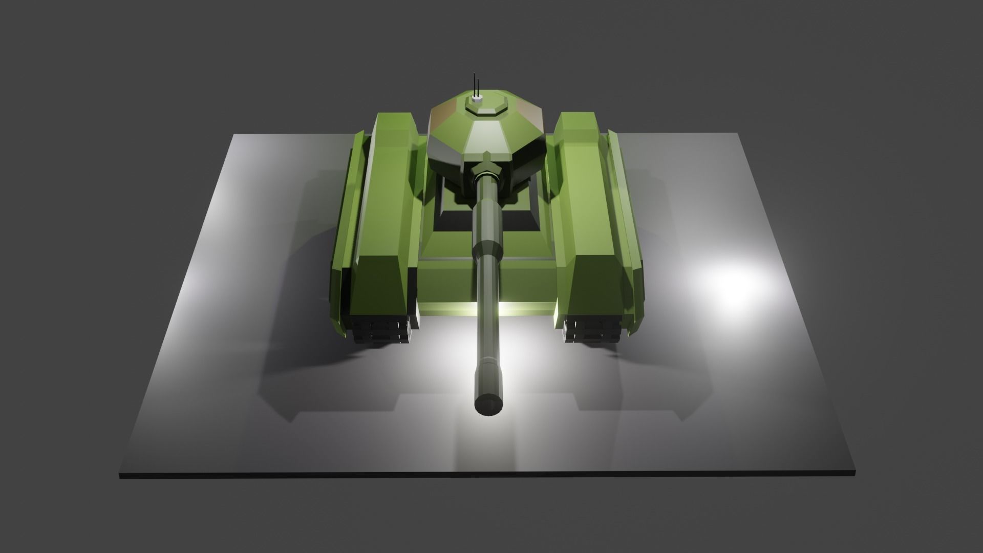 Tank for test on unity or blender free VR / AR / low-poly 3D model ...