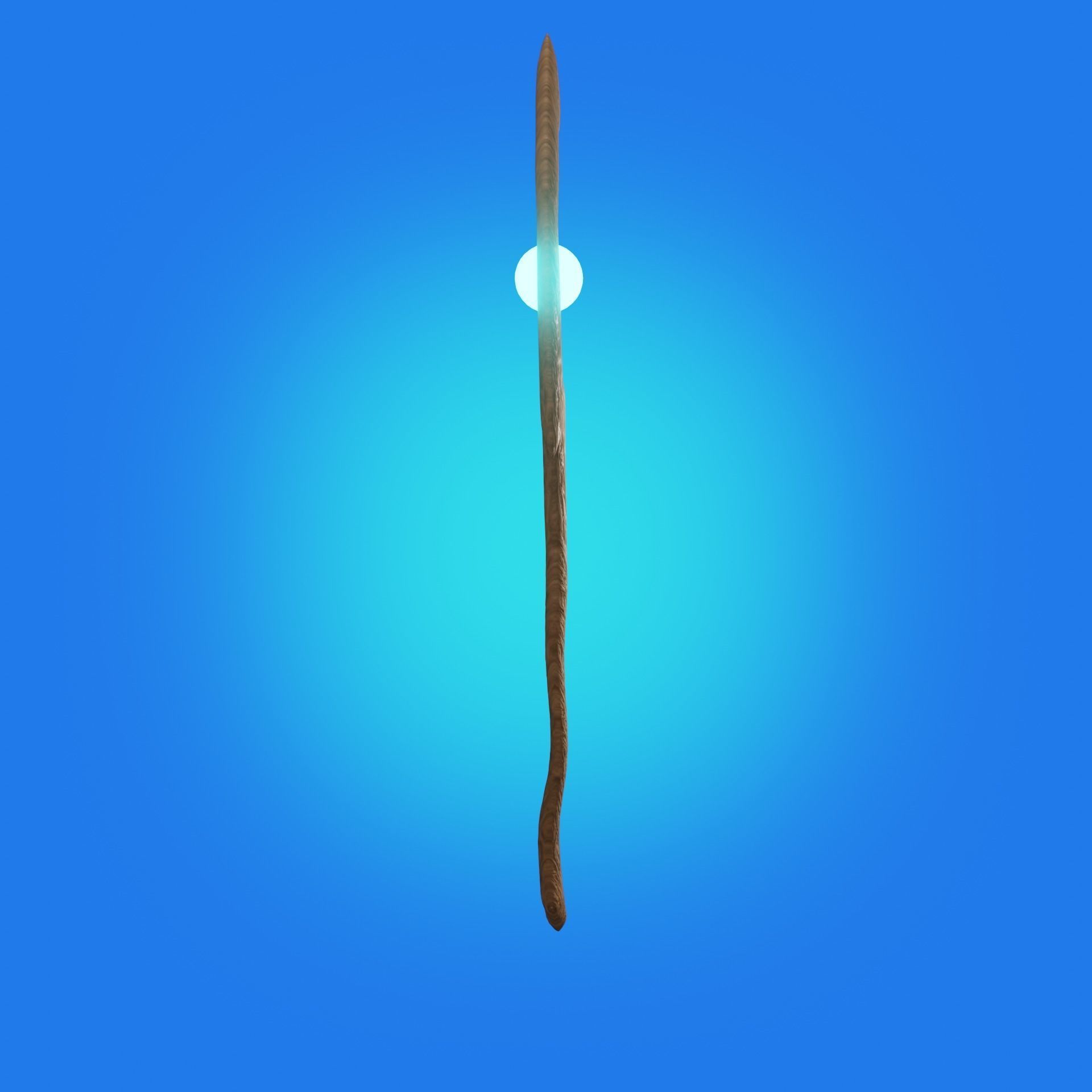 Magic Staff Low Poly Game Ready free VR / AR / low-poly 3D model | CGTrader