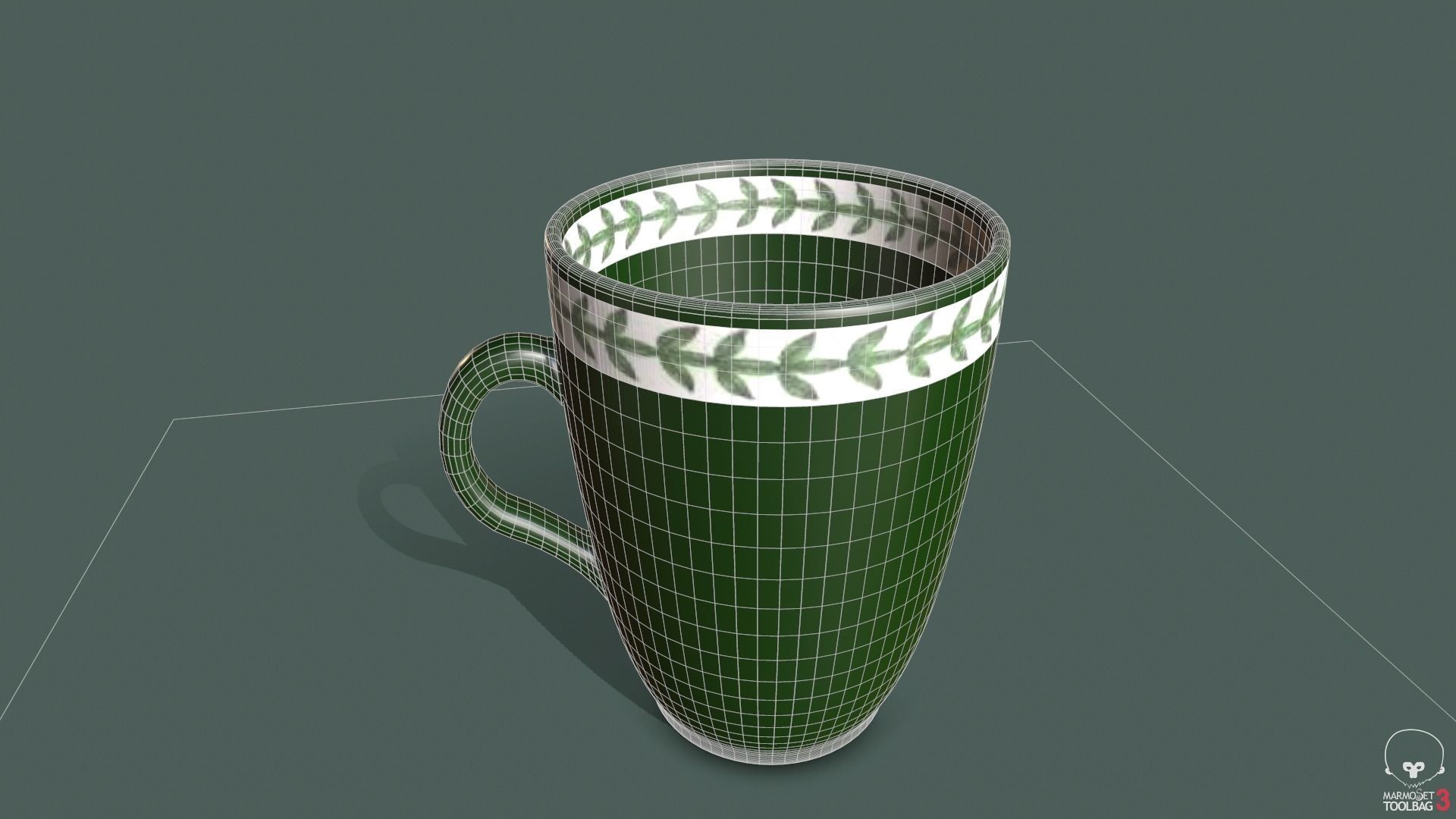 3D model Cup Porcelain VR / AR / low-poly | CGTrader