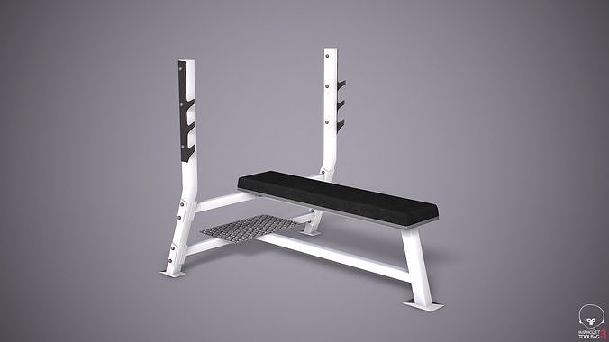 3D model Gym Bench VR / AR / low-poly | CGTrader