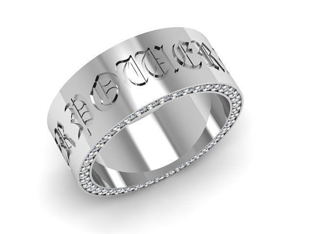 Ring Power Diamond 3D model 3D printable | CGTrader