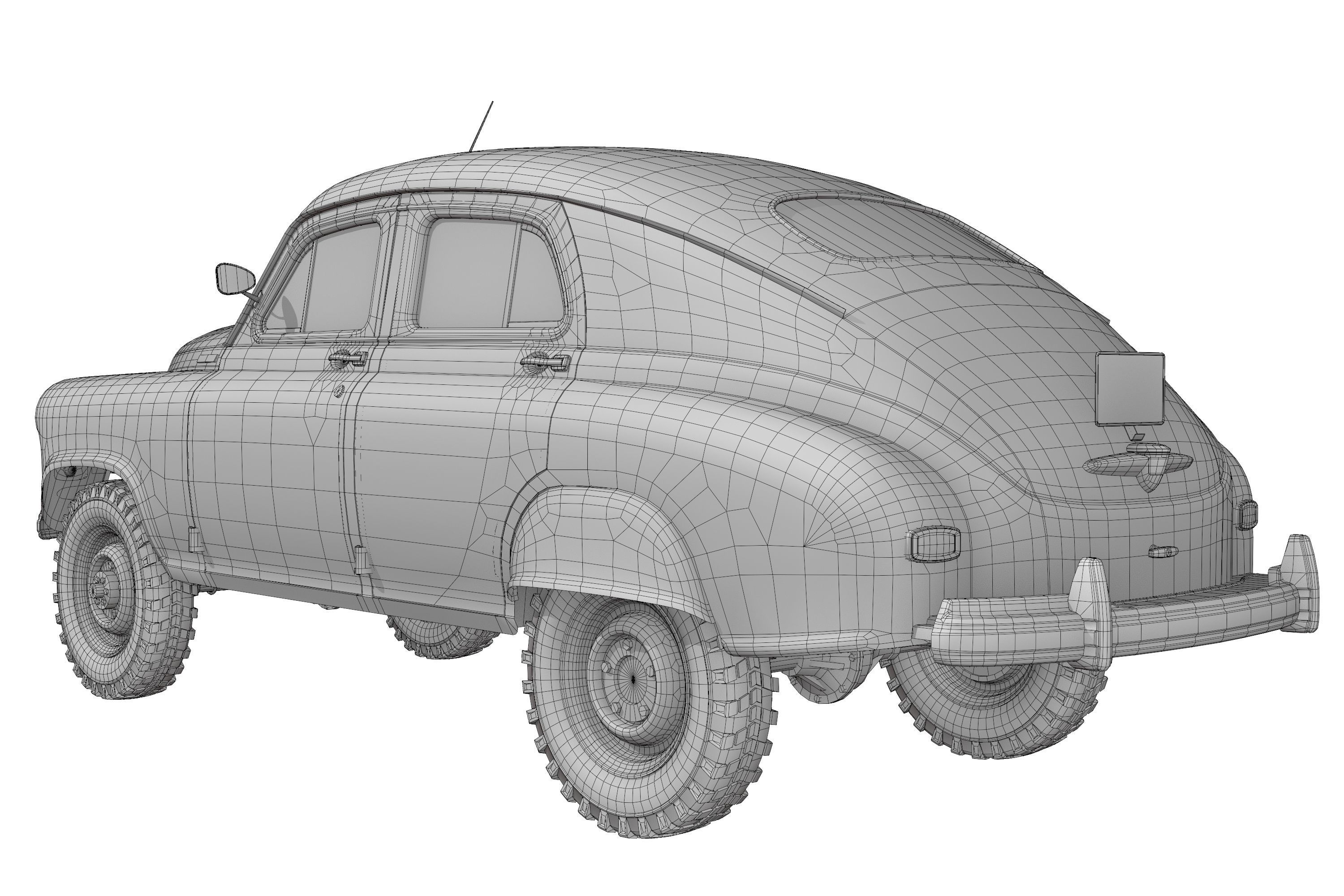 GAZ-M72 3D model | CGTrader