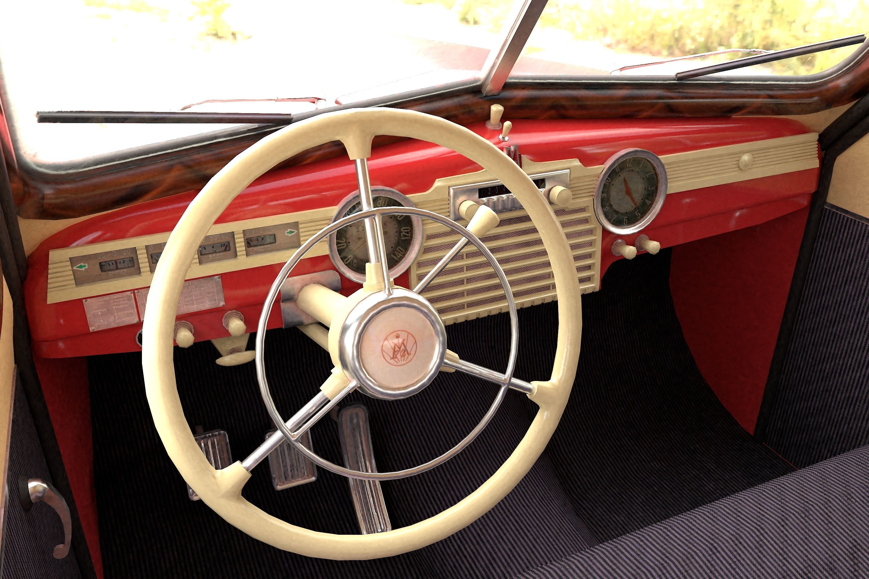 GAZ-M72 3D model | CGTrader