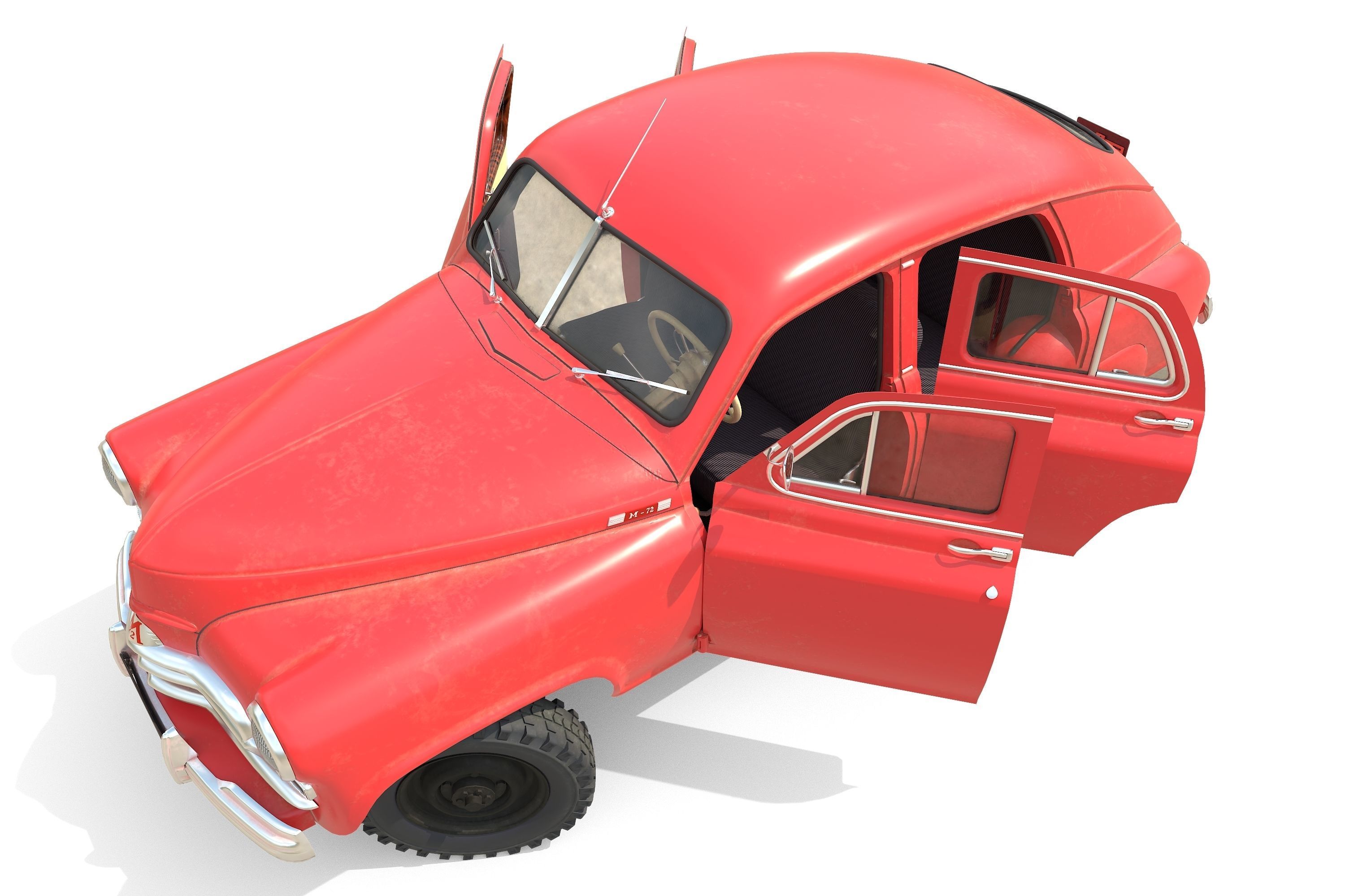 GAZ-M72 3D model | CGTrader