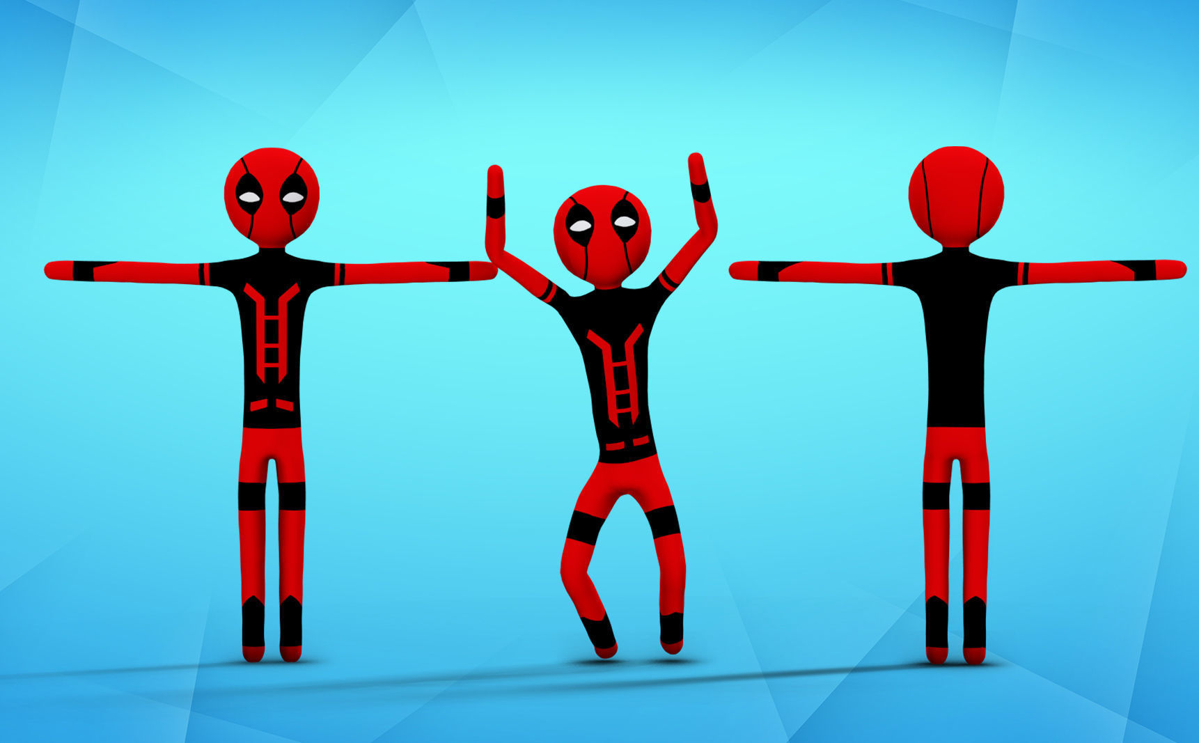 3D model Stickman Pack VR / AR / low-poly | CGTrader