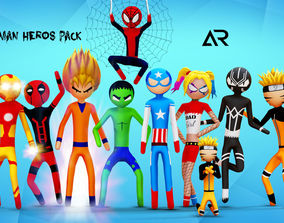 Stickman 3D Models | CGTrader