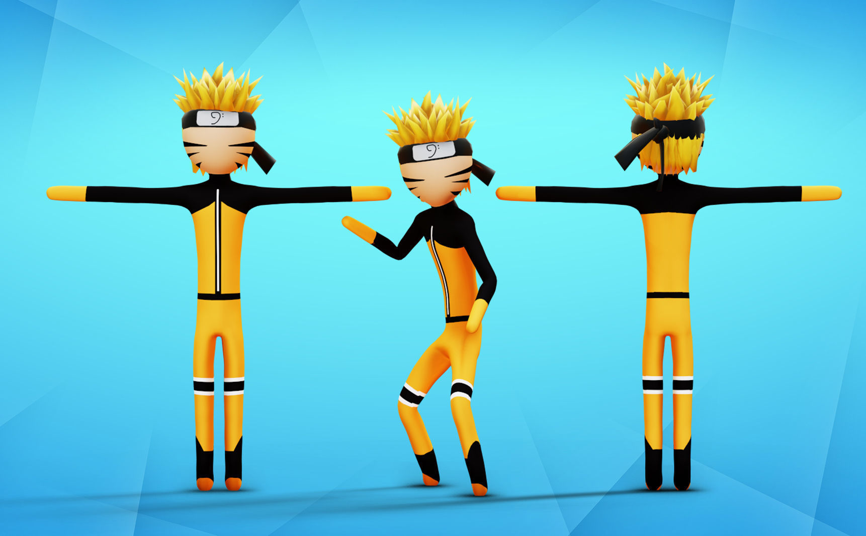 3D model Stickman Pack VR / AR / low-poly | CGTrader