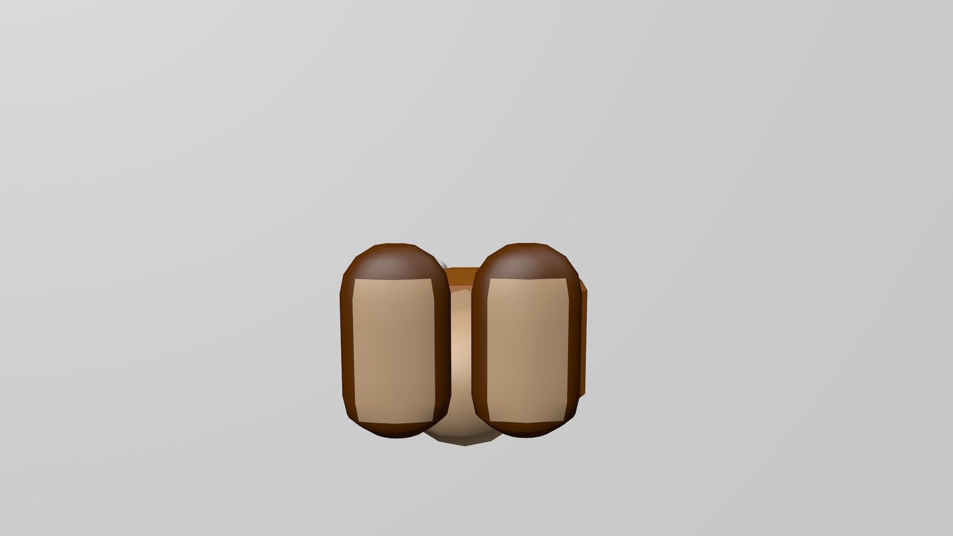 Low Poly Goomba mushroom 3D model | CGTrader