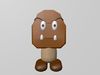 Low Poly Goomba mushroom 3D model | CGTrader