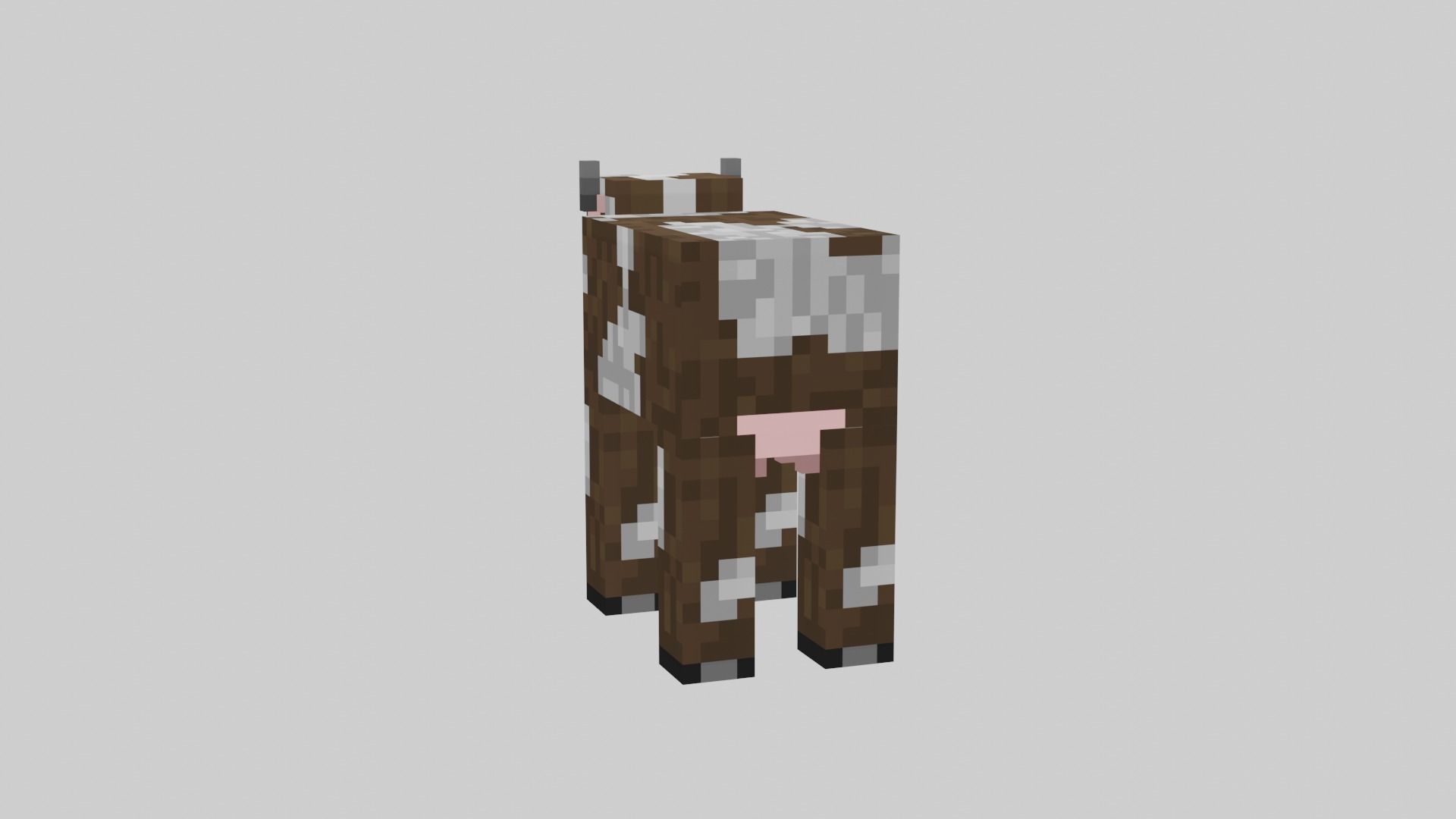 3D model Minecraft Cow Rigged VR / AR / low-poly | CGTrader