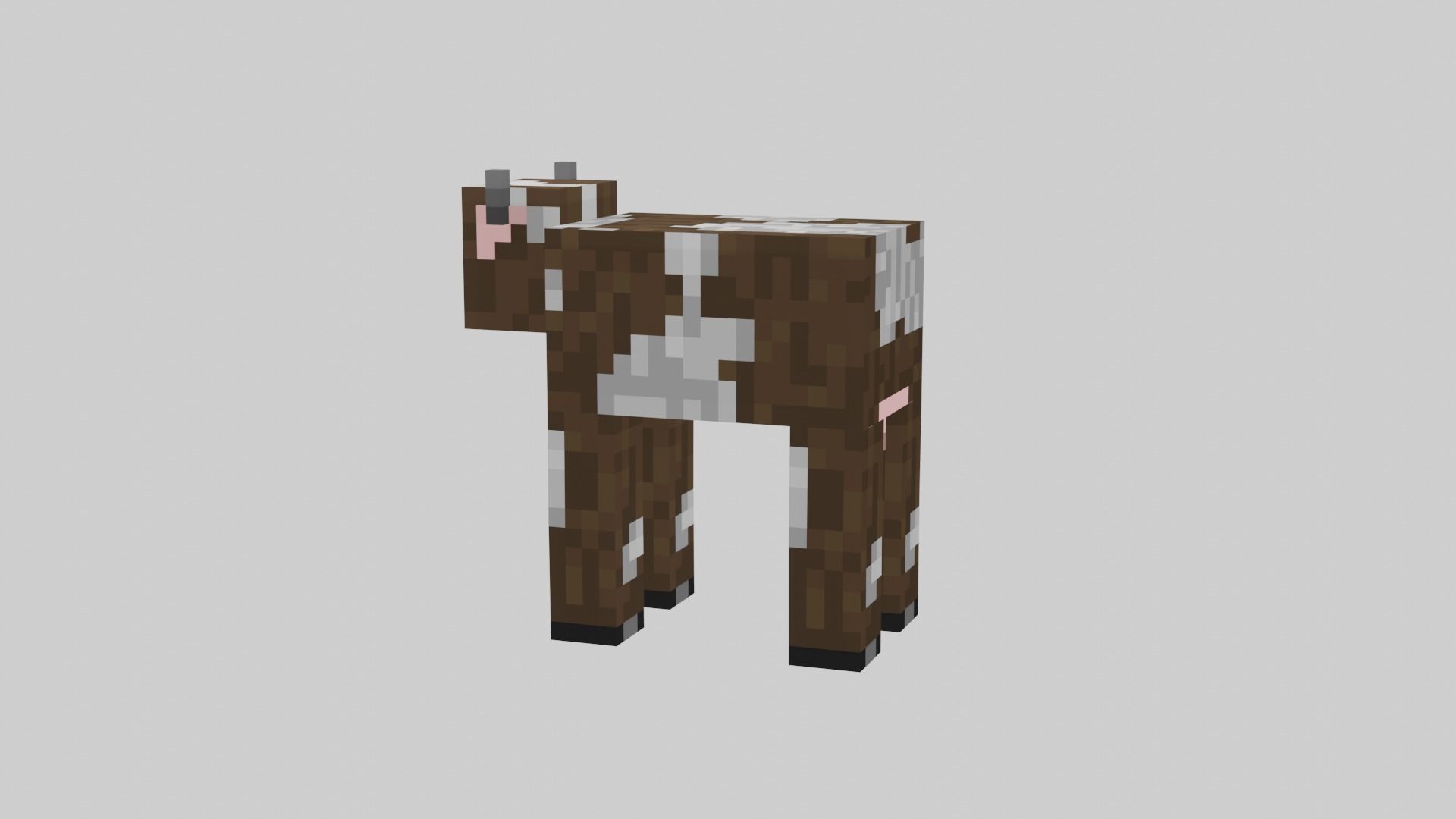 3D model Minecraft Cow Rigged VR / AR / low-poly | CGTrader