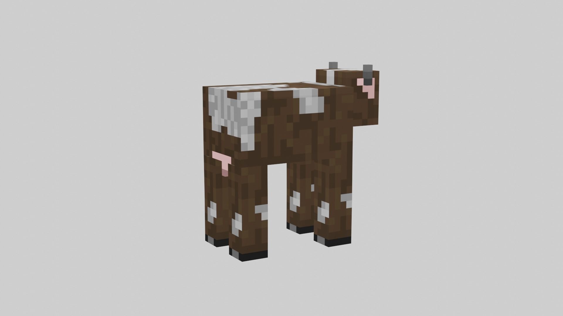 3D model Minecraft Cow Rigged VR / AR / low-poly | CGTrader