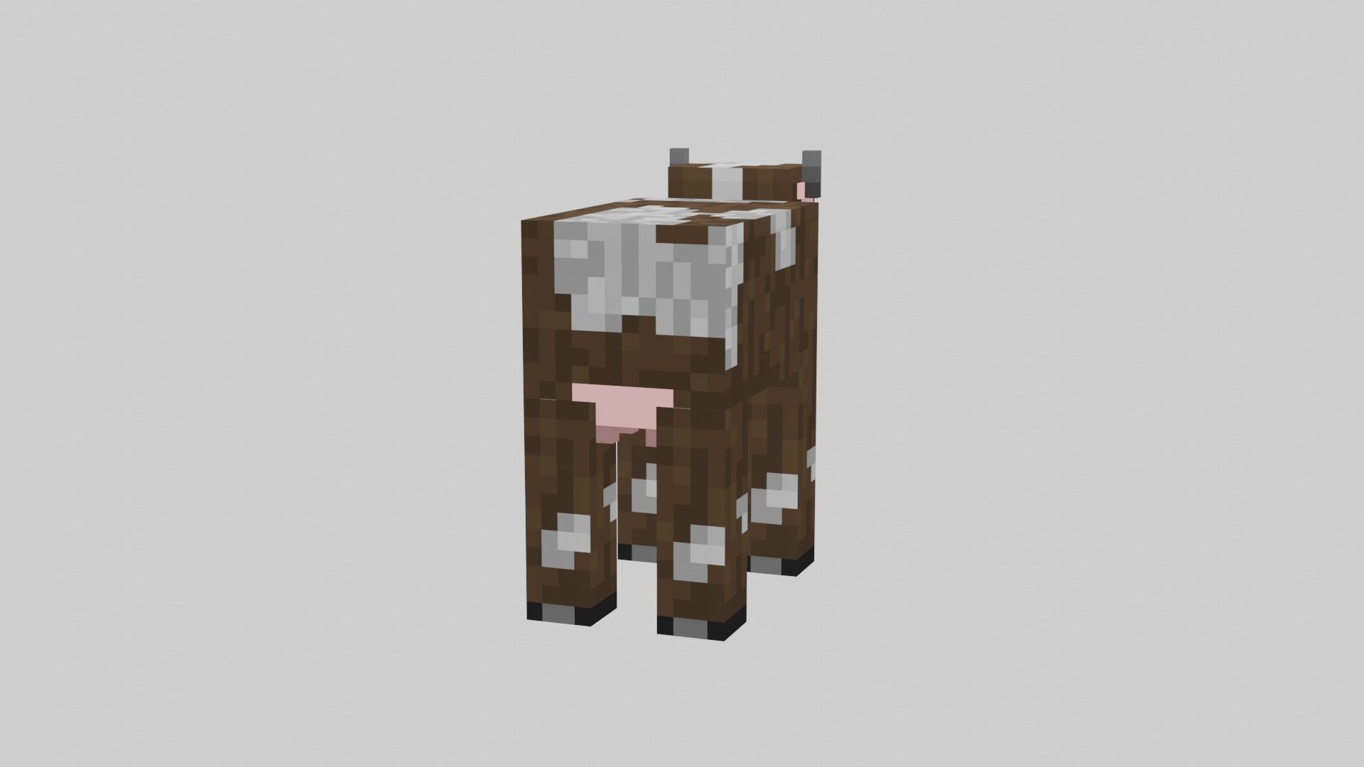 3D model Minecraft Cow Rigged VR / AR / low-poly | CGTrader