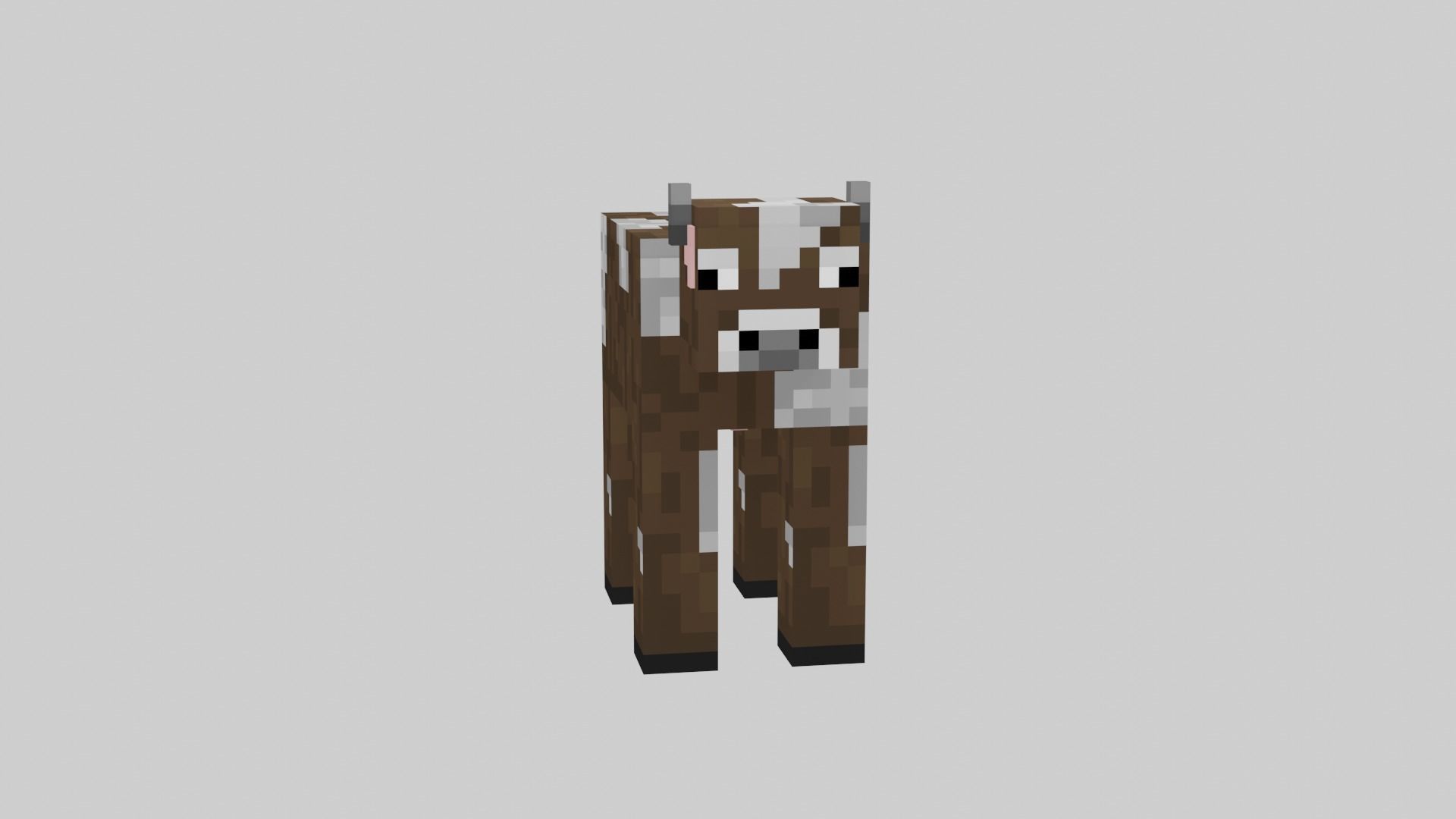 3D model Minecraft Cow Rigged VR / AR / low-poly | CGTrader