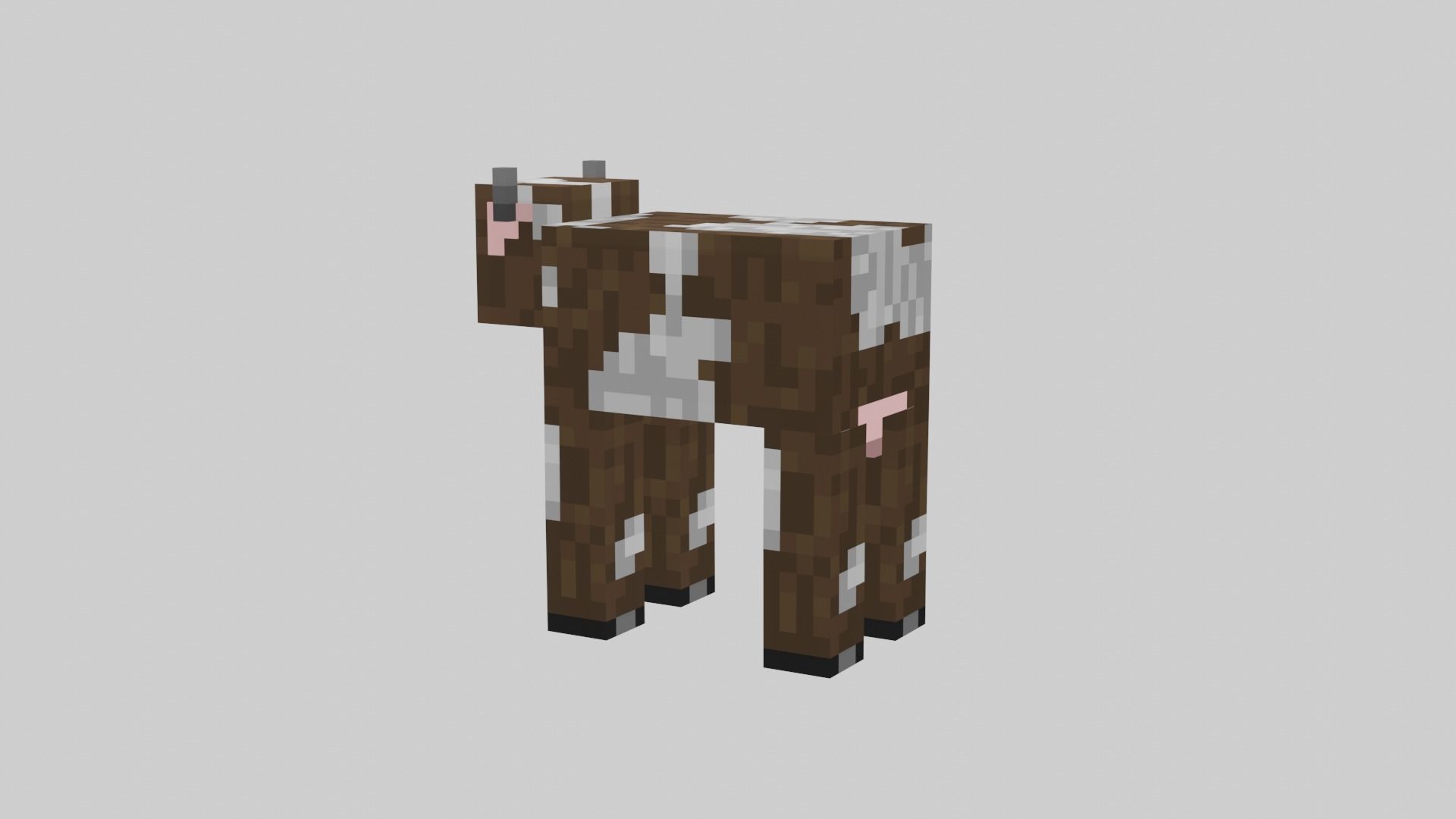 3D model Minecraft Cow Rigged VR / AR / low-poly | CGTrader