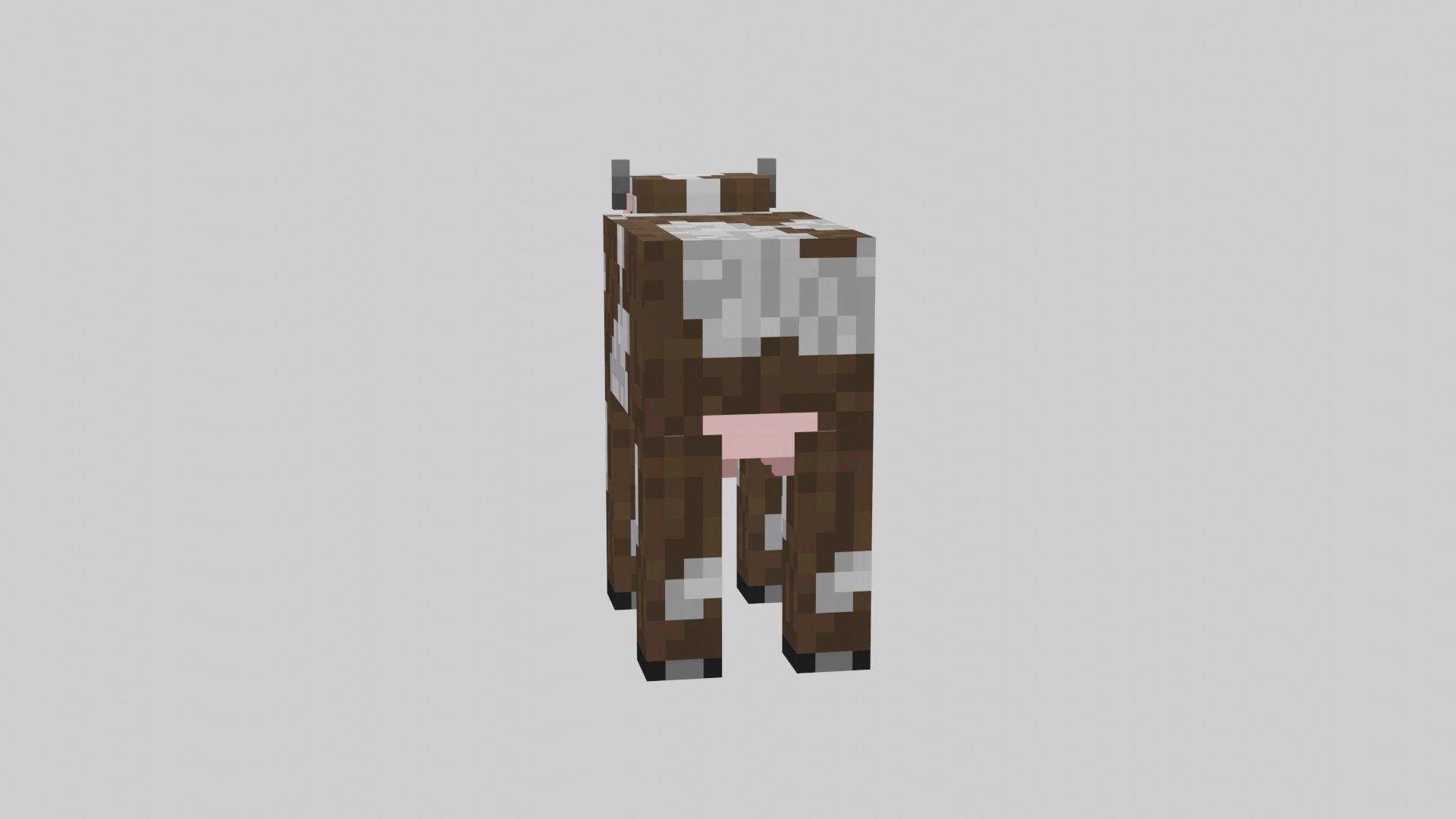 3D model Minecraft Cow Rigged VR / AR / low-poly | CGTrader