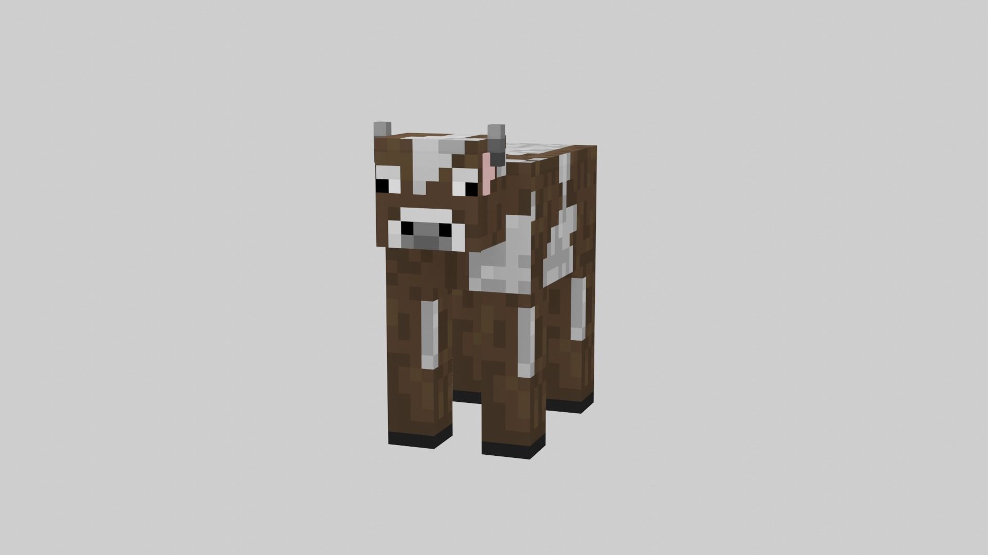 3D model Minecraft Cow Rigged VR / AR / low-poly | CGTrader