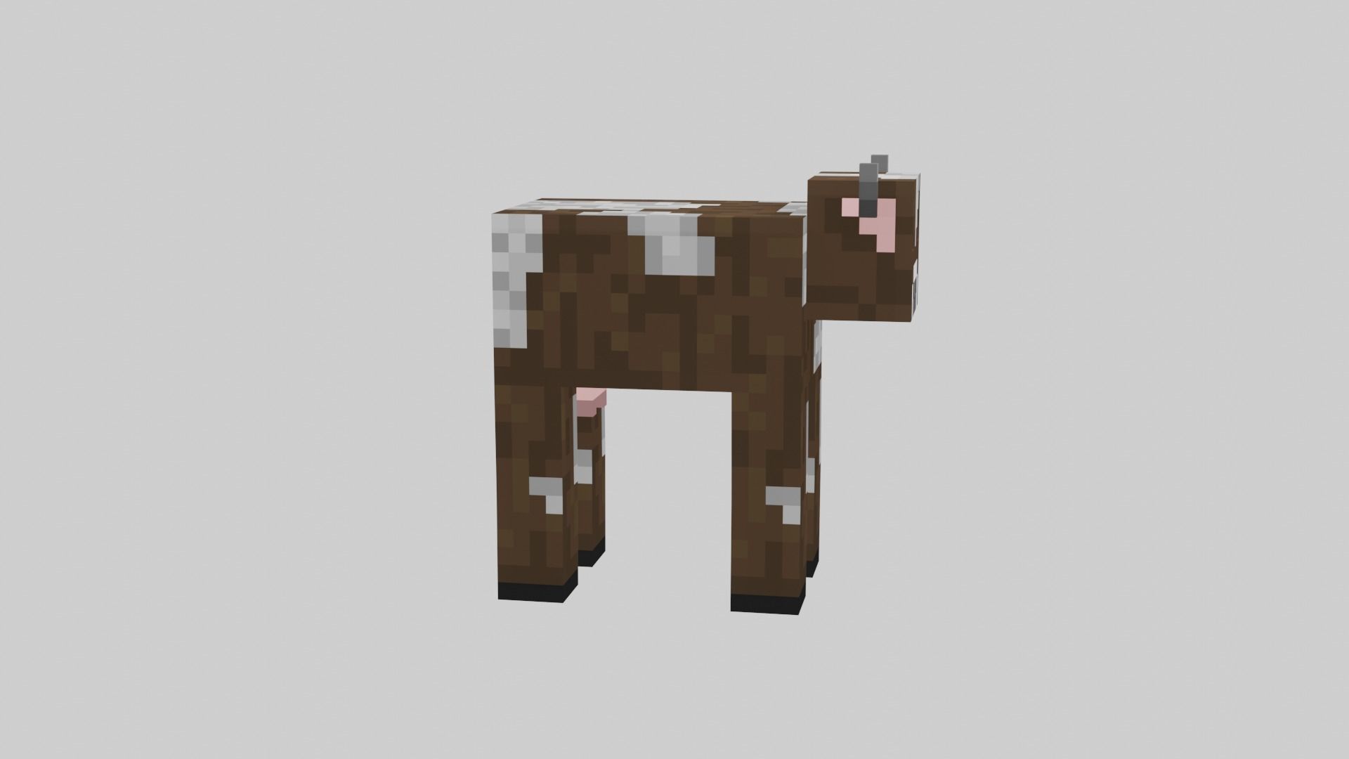 3D model Minecraft Cow Rigged VR / AR / low-poly | CGTrader