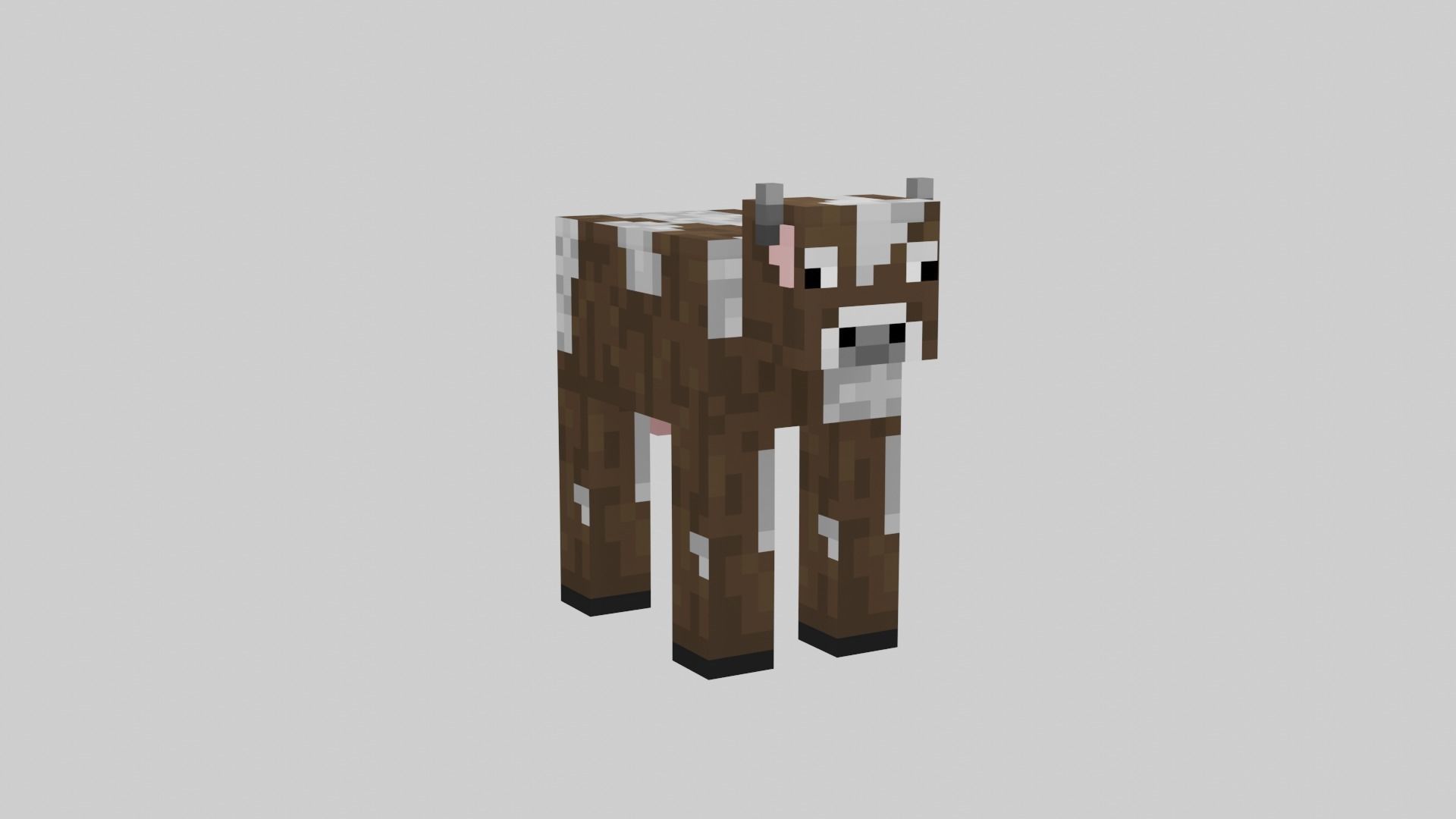 3D model Minecraft Cow Rigged VR / AR / low-poly | CGTrader