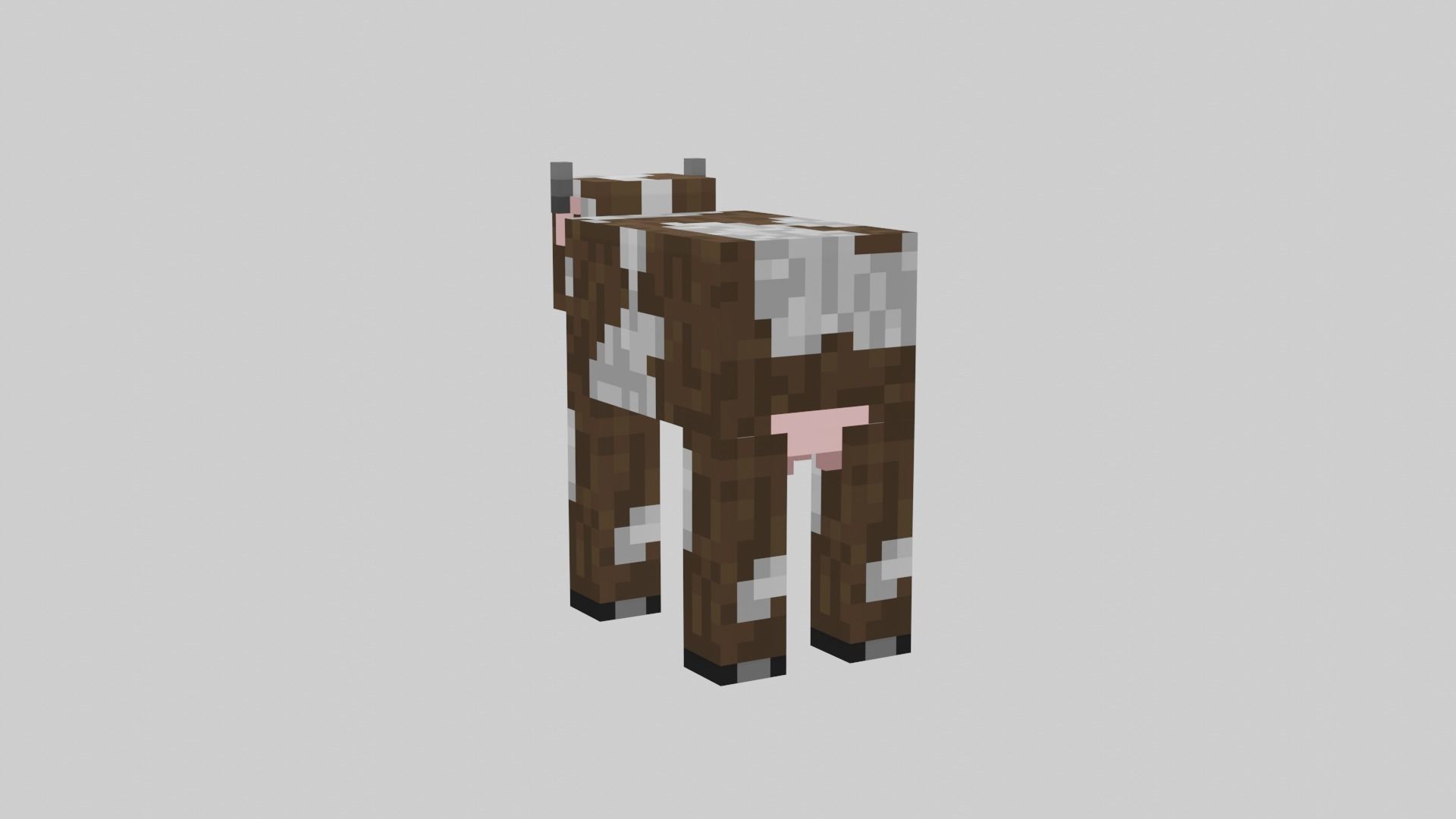 3D model Minecraft Cow Rigged VR / AR / low-poly | CGTrader