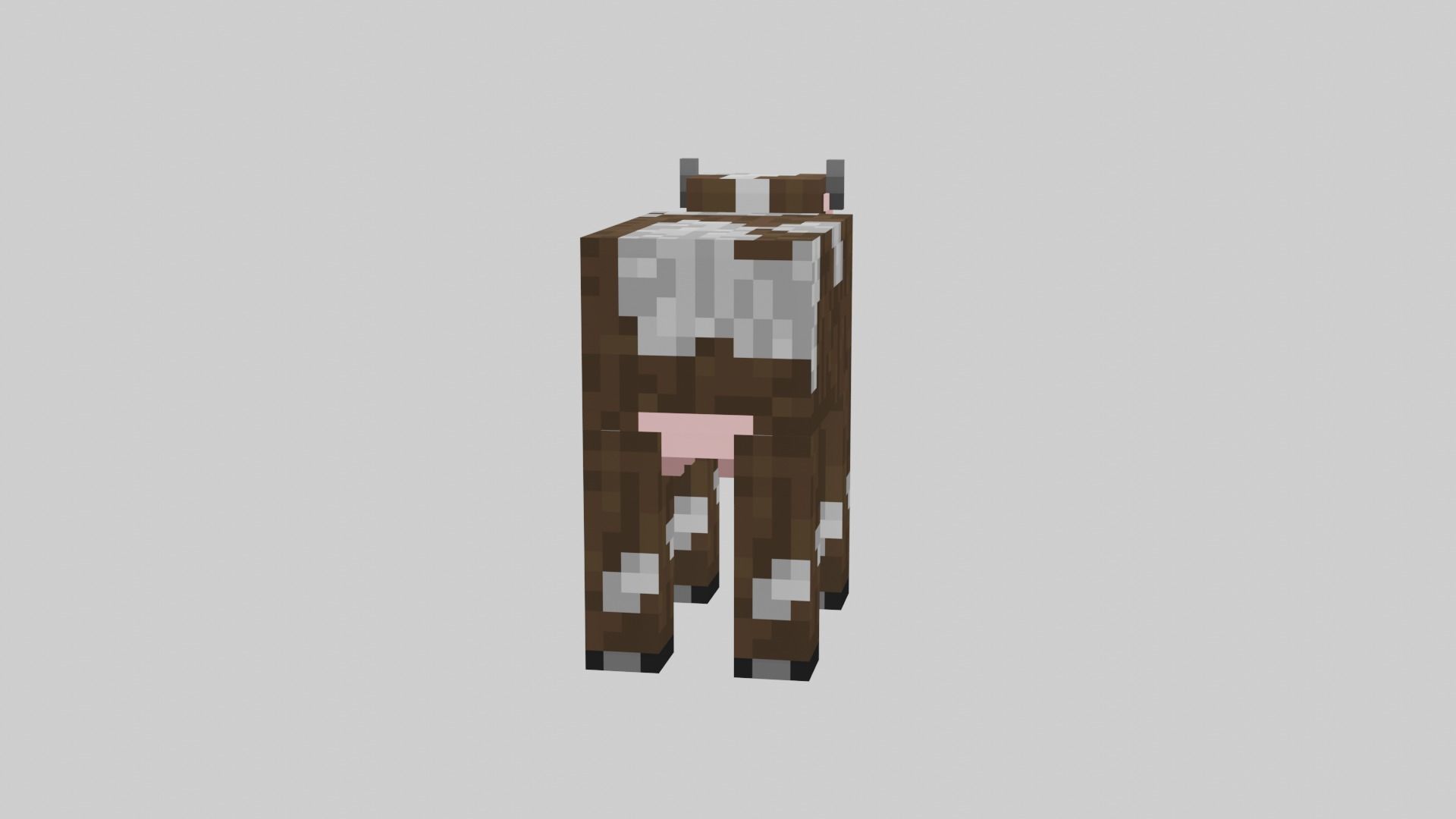 3D model Minecraft Cow Rigged VR / AR / low-poly | CGTrader