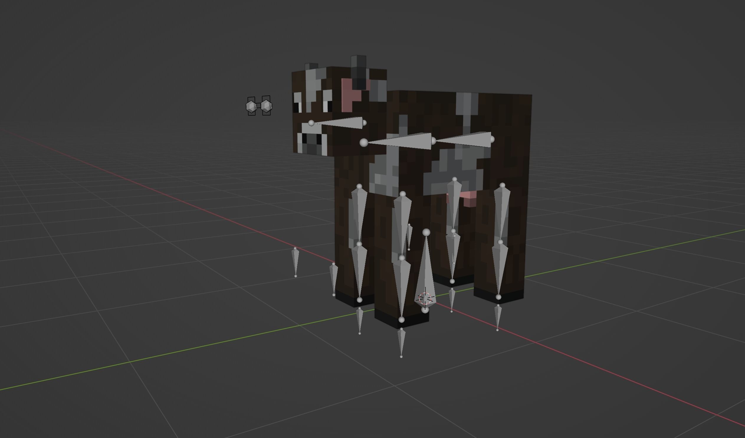 3D model Minecraft Cow Rigged VR / AR / low-poly | CGTrader