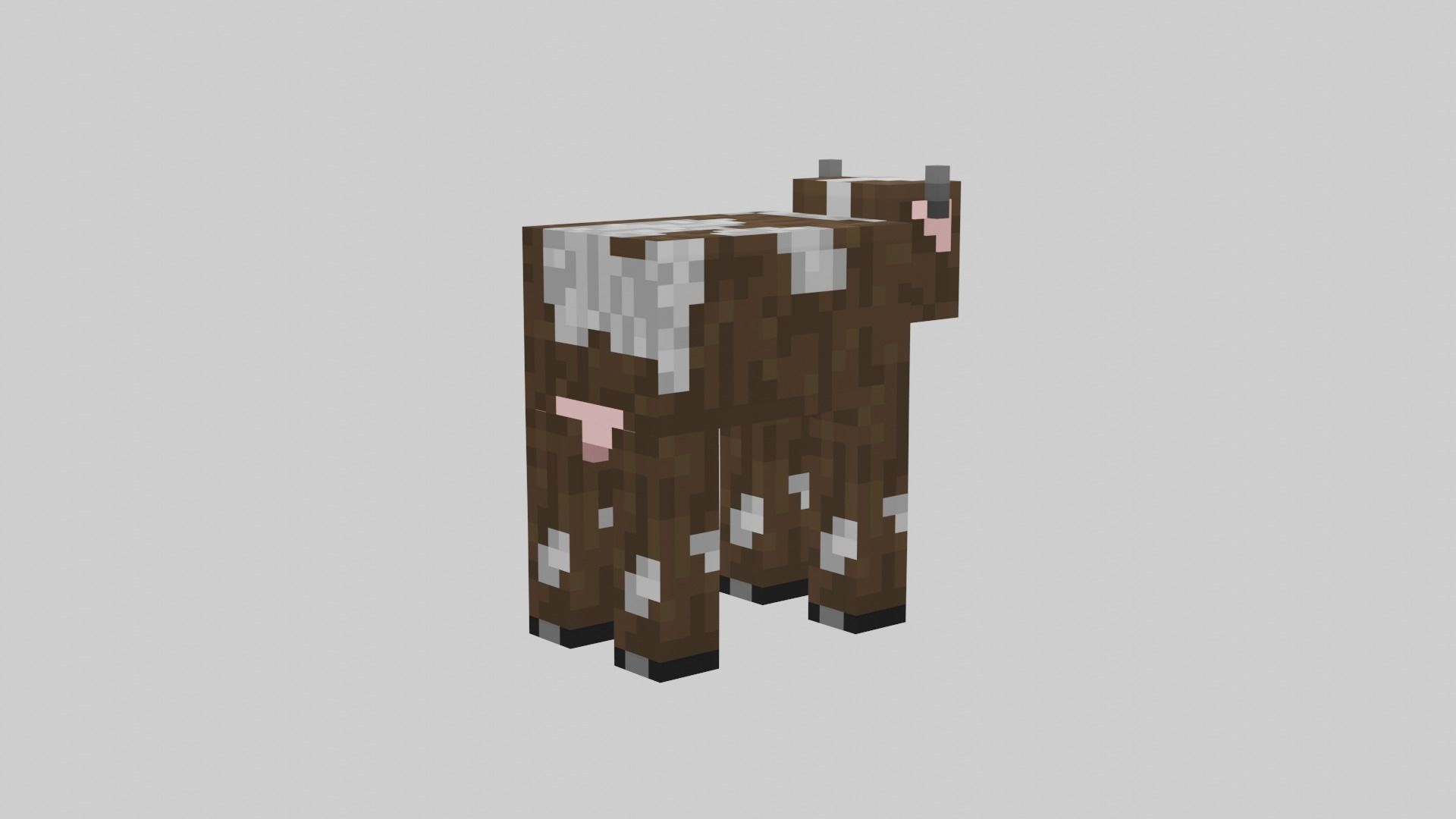 3D model Minecraft Cow Rigged VR / AR / low-poly | CGTrader