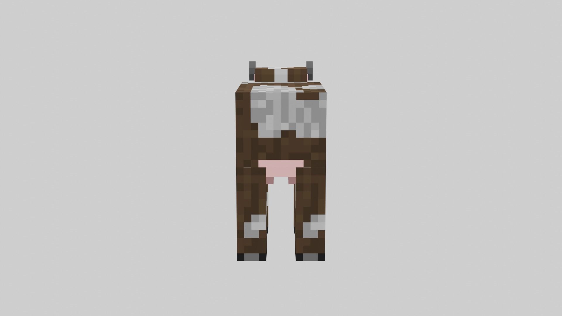 3D model Minecraft Cow Rigged VR / AR / low-poly | CGTrader