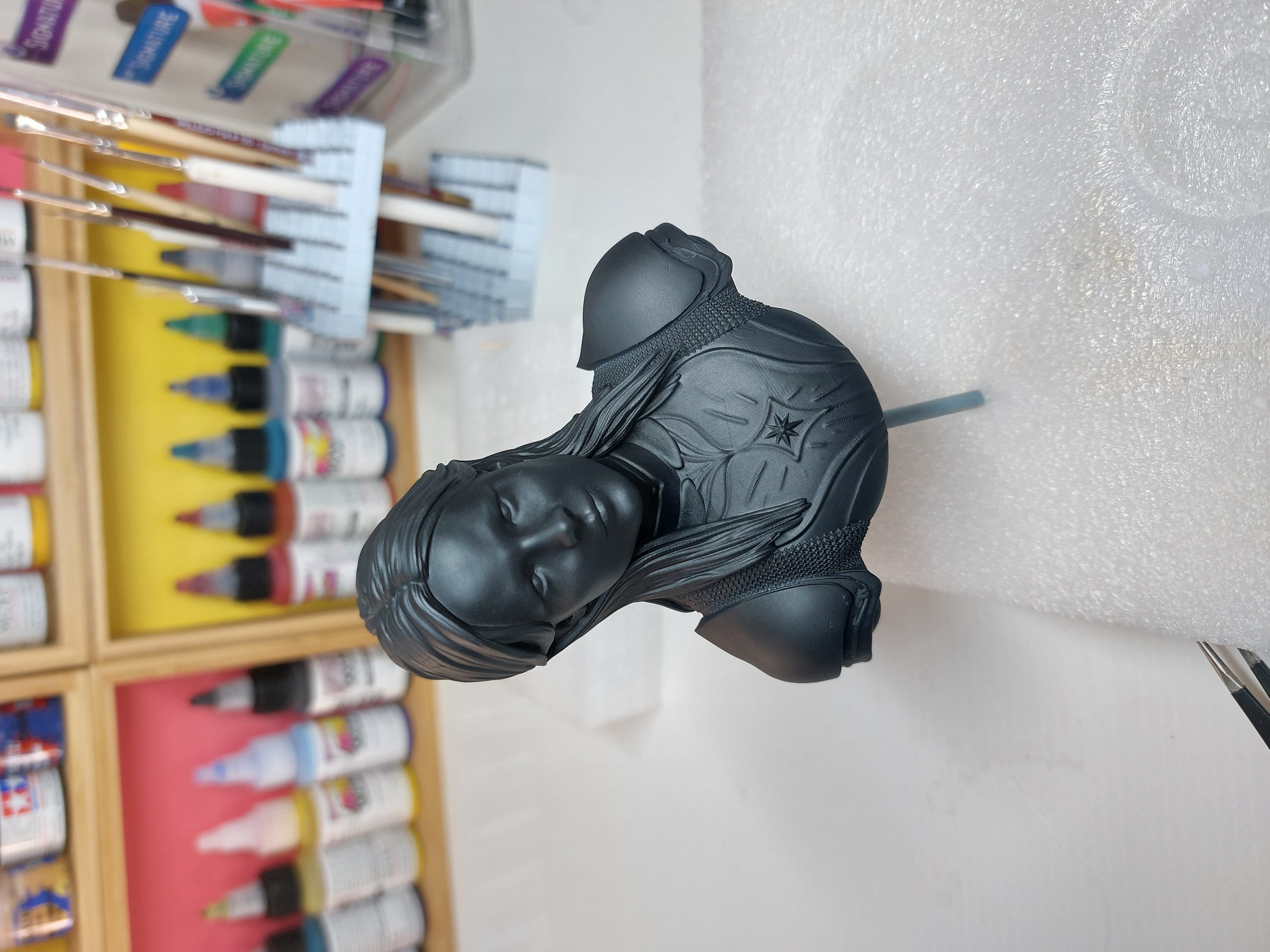 Galadriel Bust Ring of Power ready for 3d Print 3D model 3D printable ...