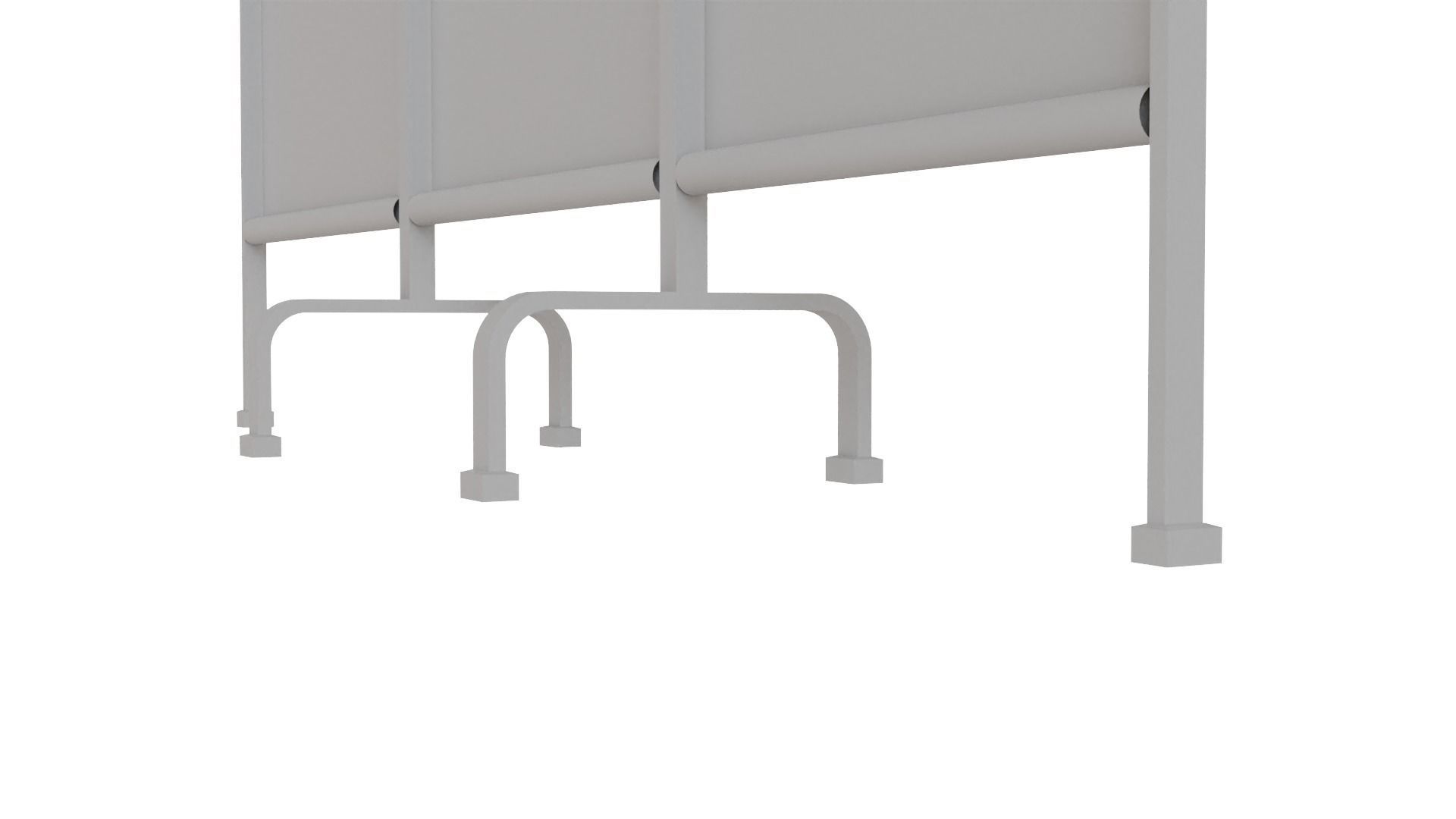 Medical Privacy Screen free 3D model | CGTrader