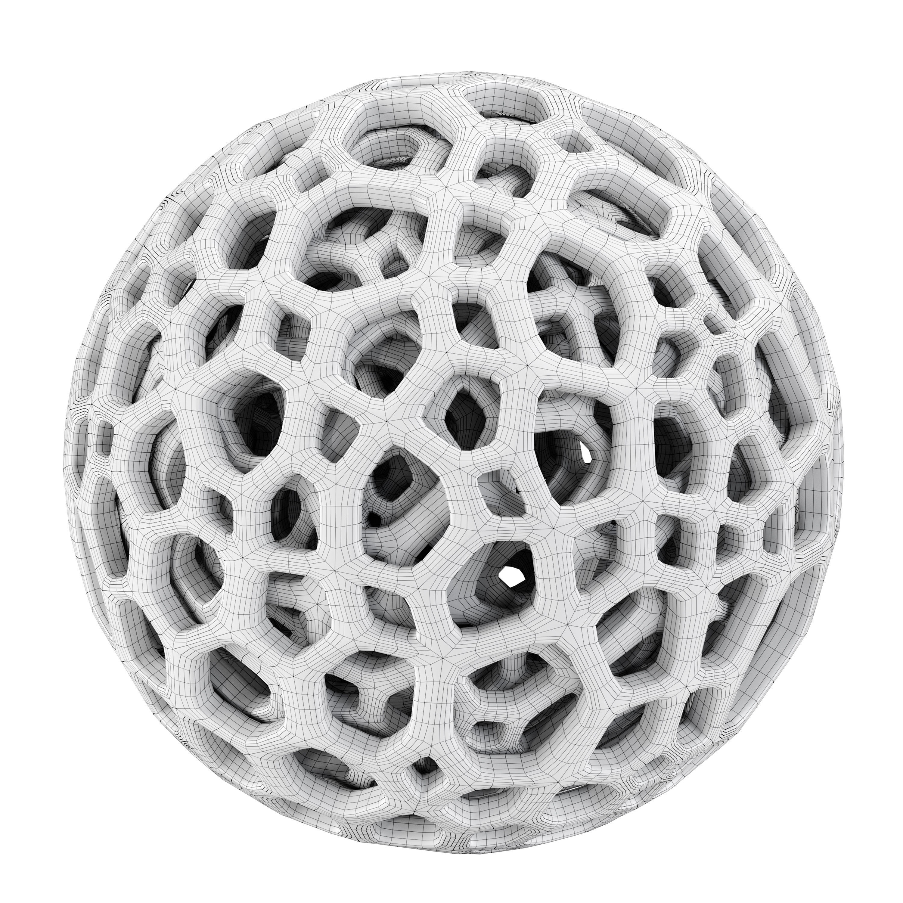 Voronoi Sphere 3D model | CGTrader