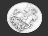 Dragon Warrior King Bas Relief Design free 3D model 3D printable | CGTrader