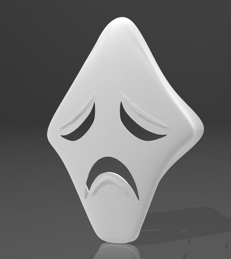 TRESE TWINS MASK AND SWORD 3D model 3D printable | CGTrader