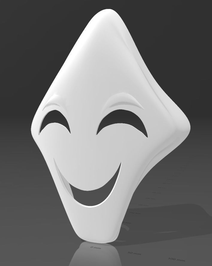 TRESE TWINS MASK AND SWORD 3D model 3D printable | CGTrader