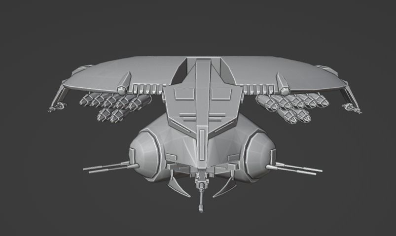 3D model HMP droid gunship VR / AR / low-poly | CGTrader