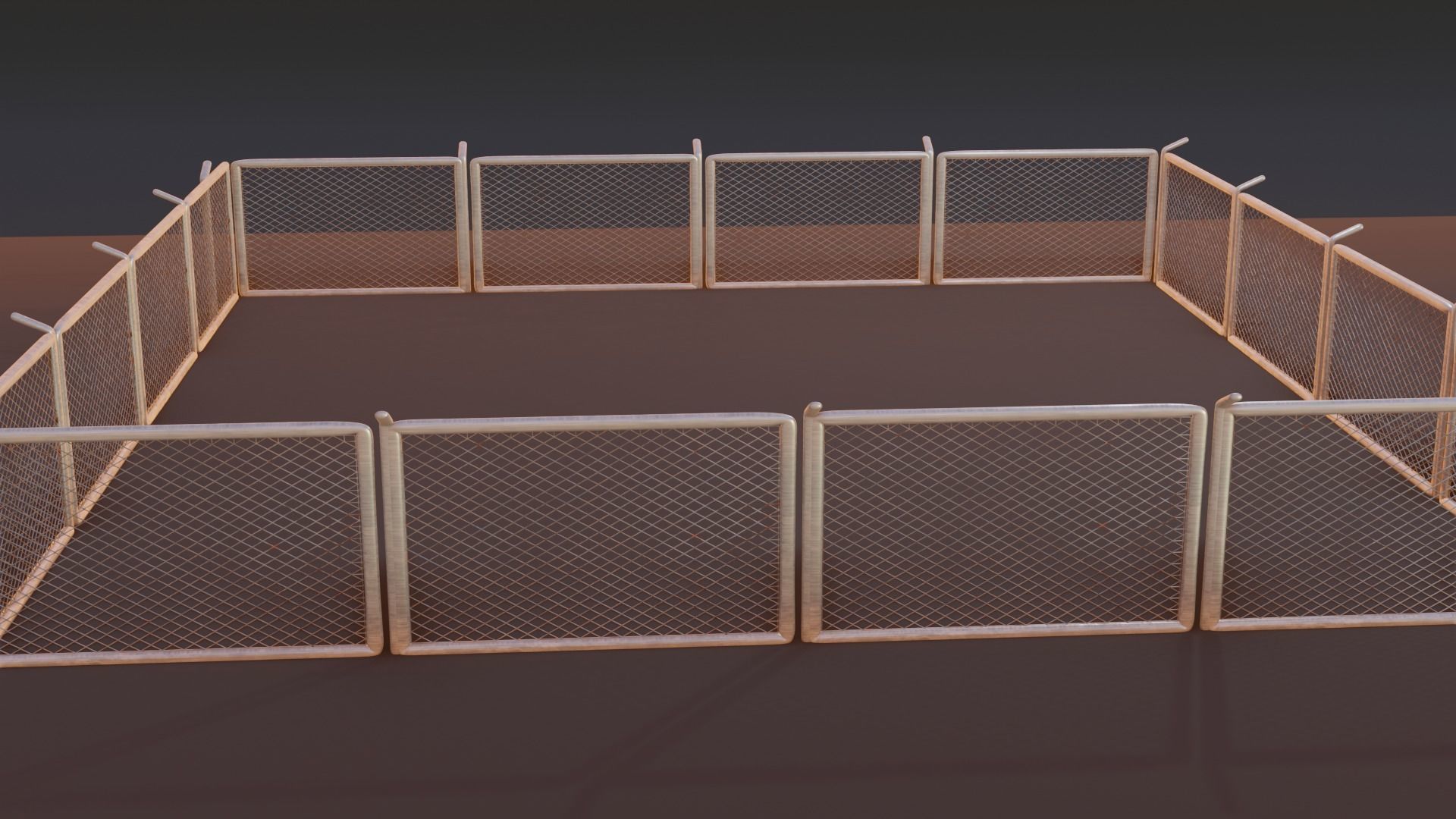 3D model Security fence steel gauze VR / AR / low-poly | CGTrader