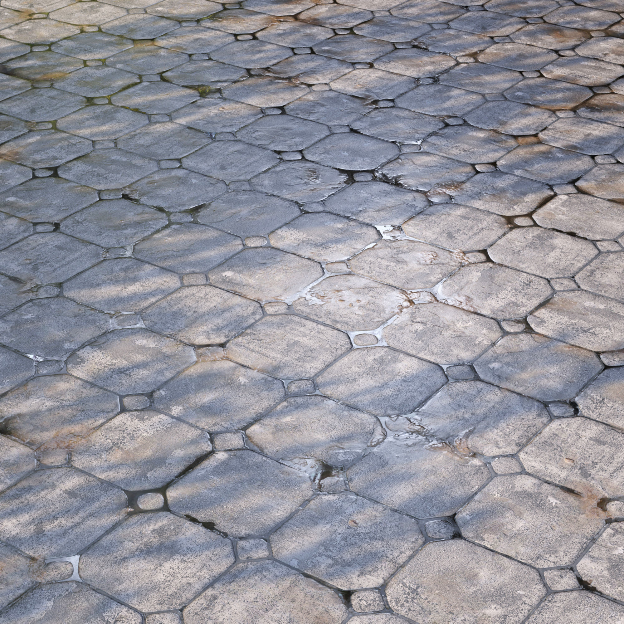 Mrf Wet Pavement Set03 free VR / AR / low-poly 3D model | CGTrader
