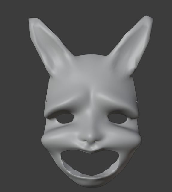 Creepy crying mask 3D model 3D printable | CGTrader