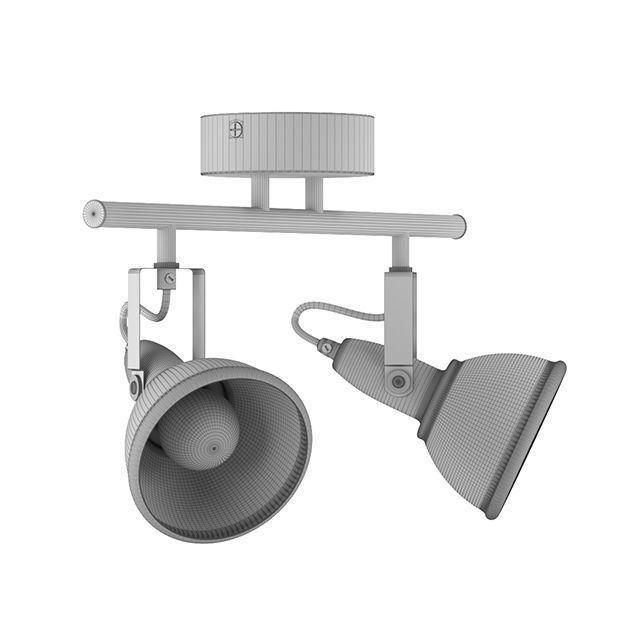 APPLIQUE ORIENTABLE STYLE INDUSTRIEL NOIR 3D model | CGTrader