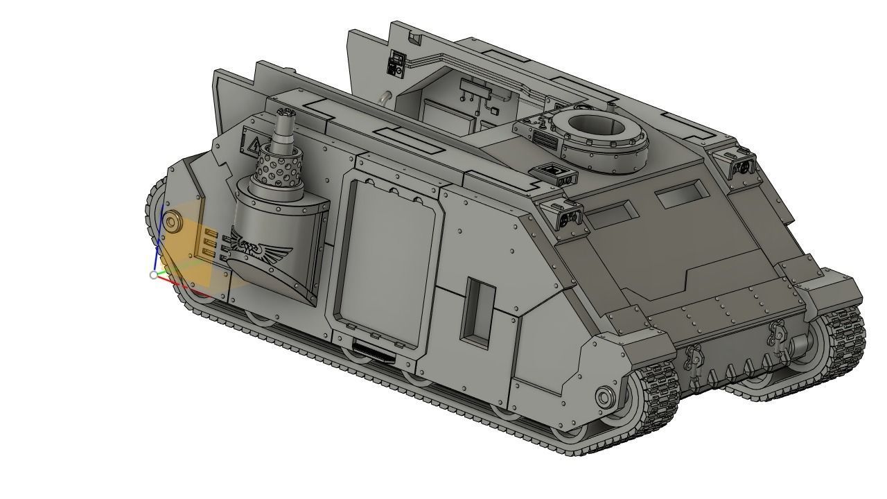 RHINO MK XIX MODULAR VECHICLE 3D model 3D printable | CGTrader