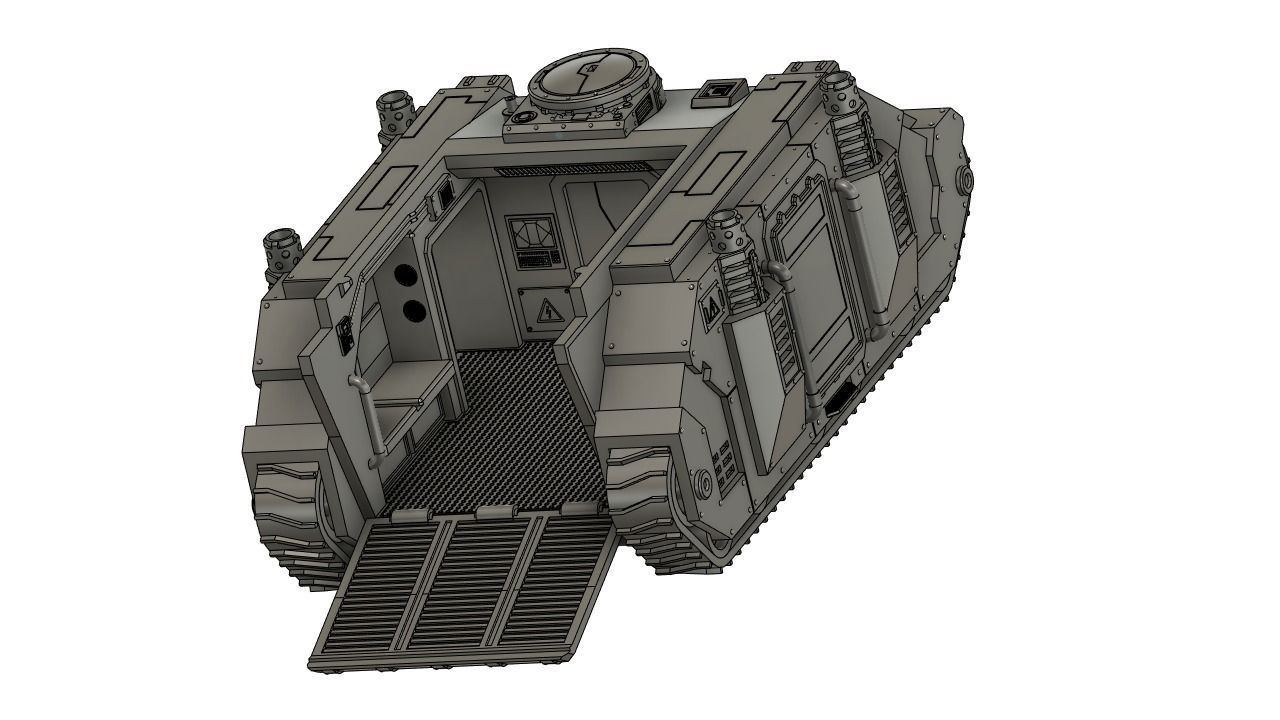 RHINO MK XIX MODULAR VECHICLE 3D model 3D printable | CGTrader