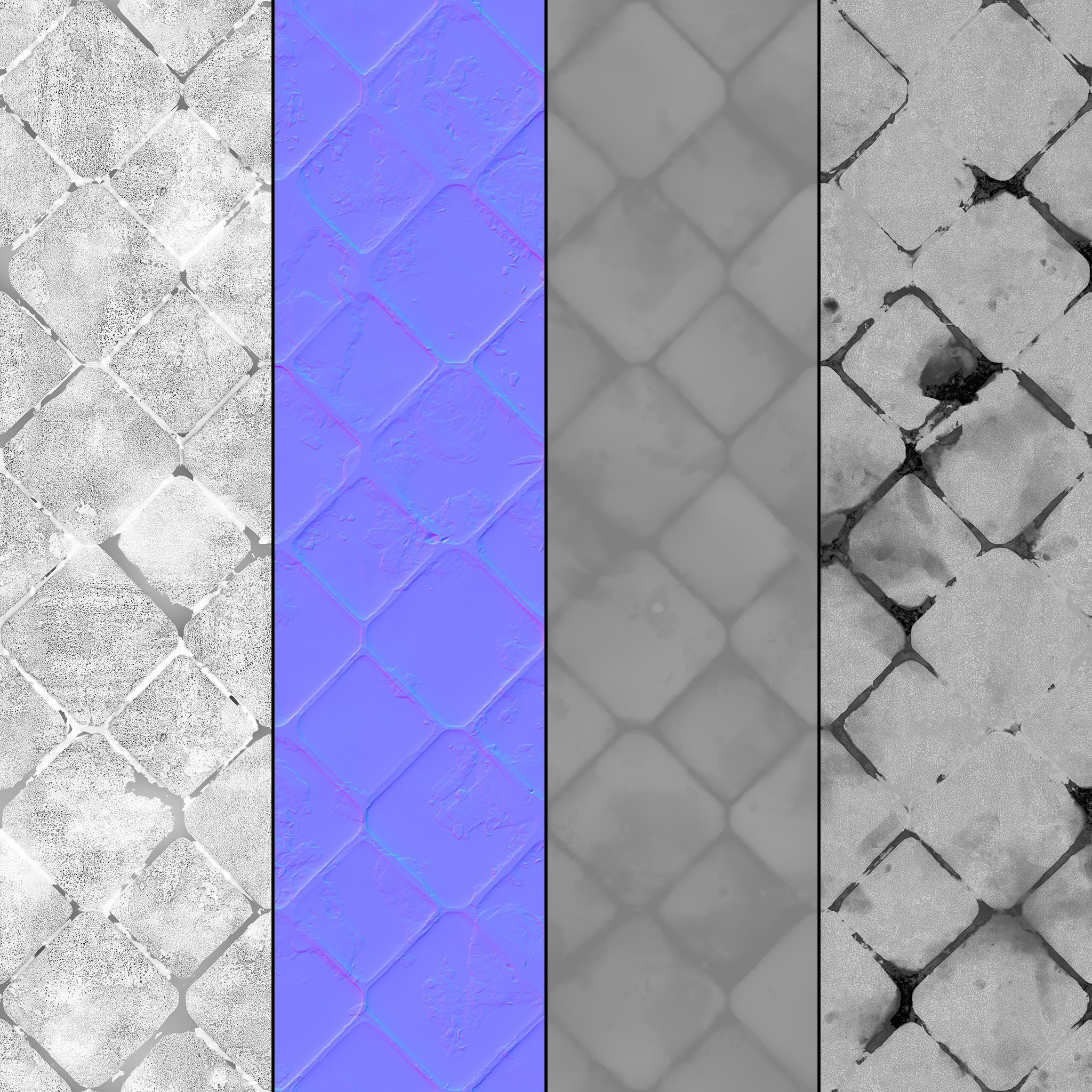 Texture Mrf Wet Pavement Set05 VR / AR / low-poly | CGTrader