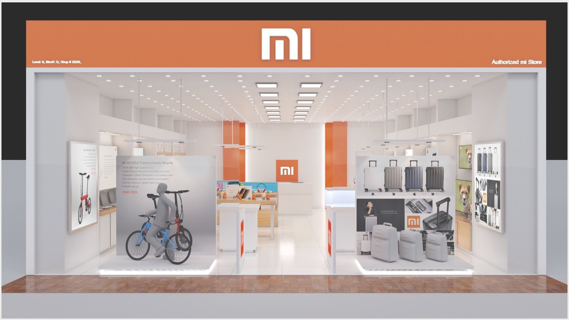 Digital lifestyle Mobile Phone Branded Retail Store Design 3D model ...