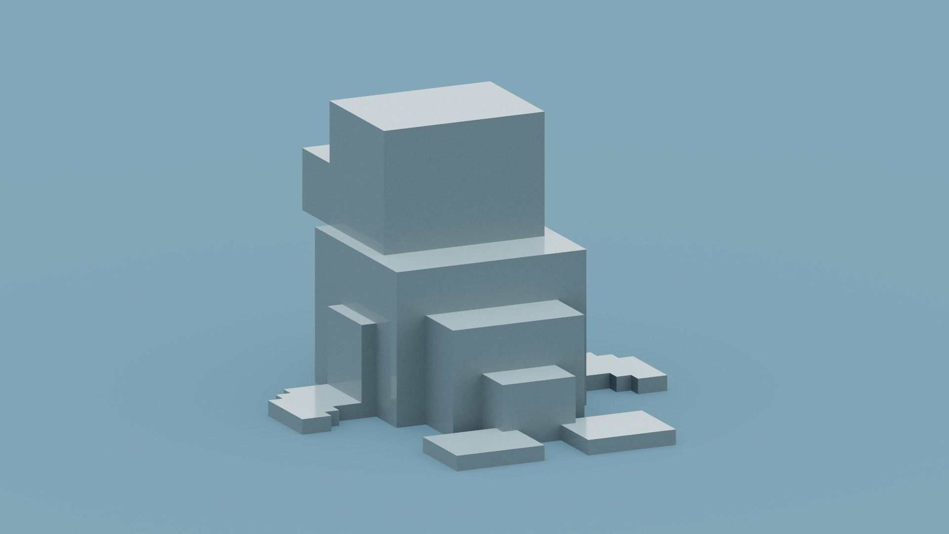 3D model Voxel Seal VR / AR / low-poly | CGTrader