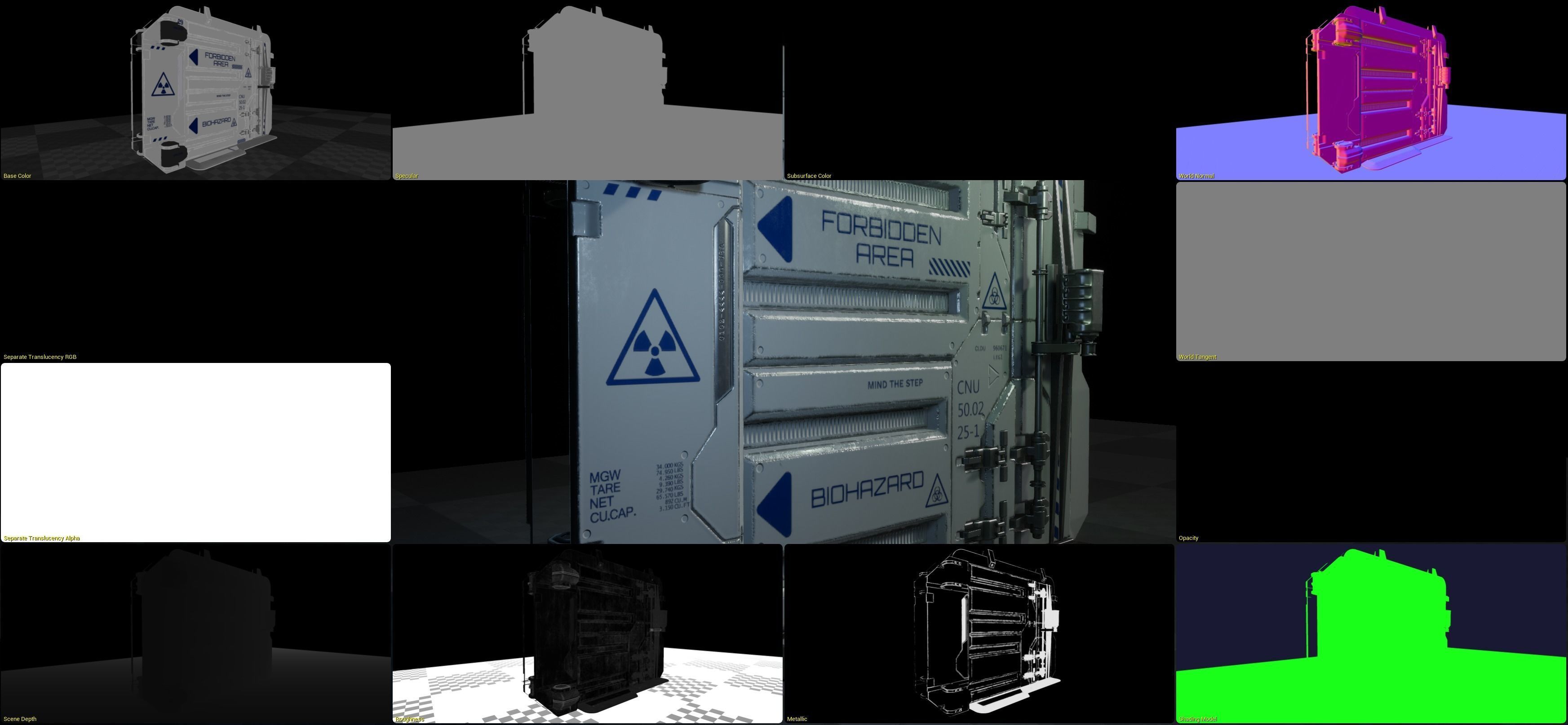 3D model Proximity Door VR / AR / low-poly | CGTrader