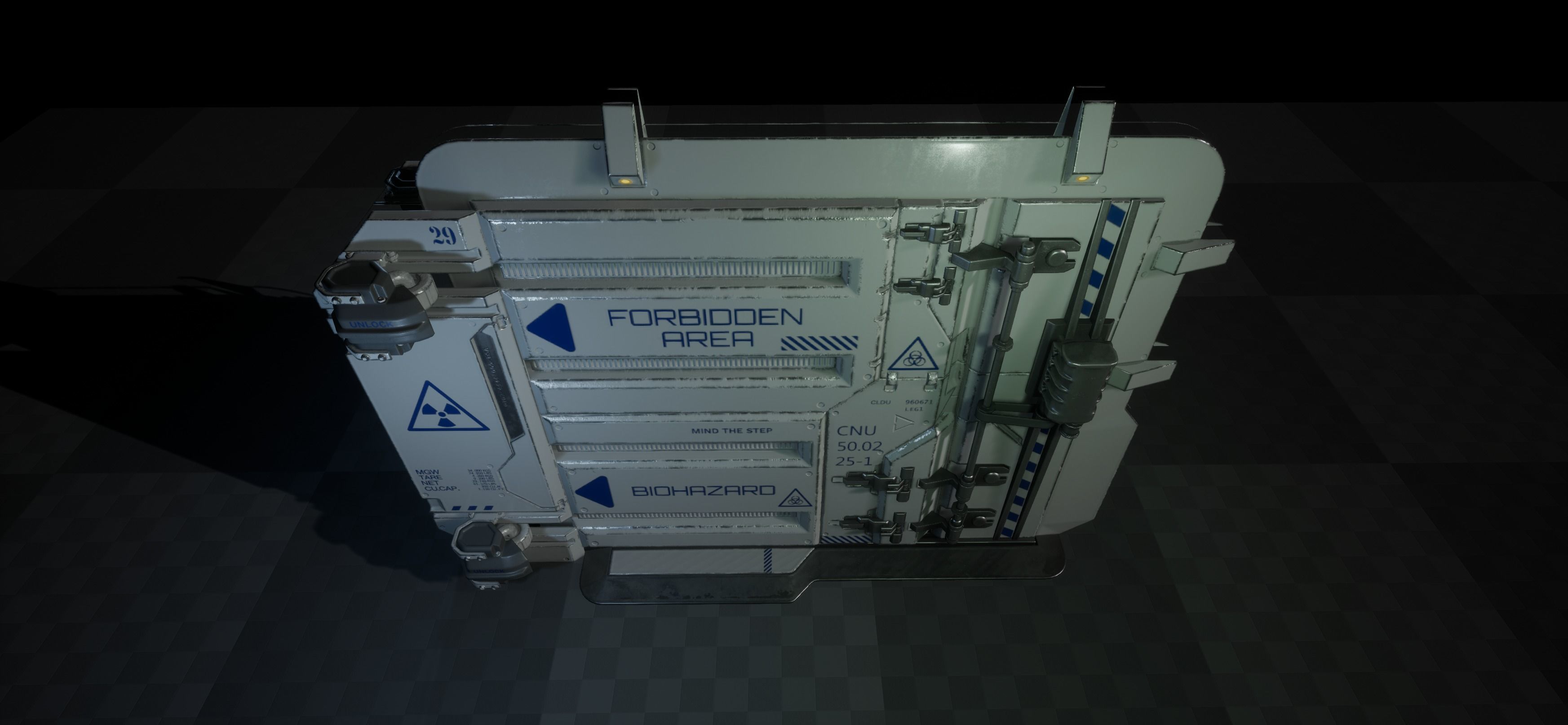 3D model Proximity Door VR / AR / low-poly | CGTrader